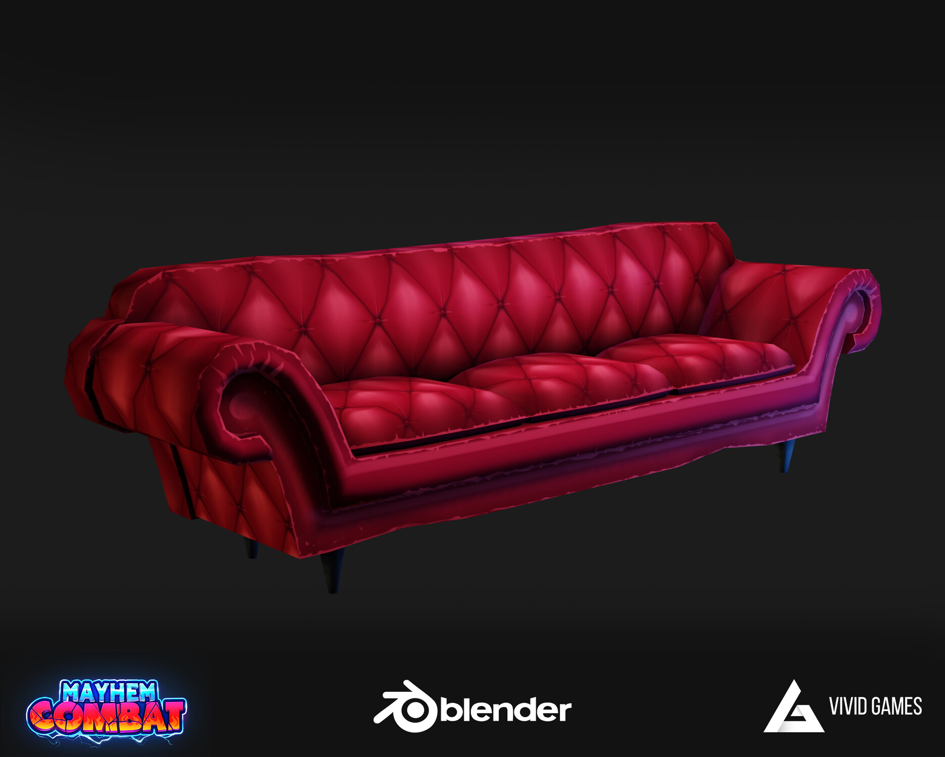 Adam Grania - 3D Prop Sofa
