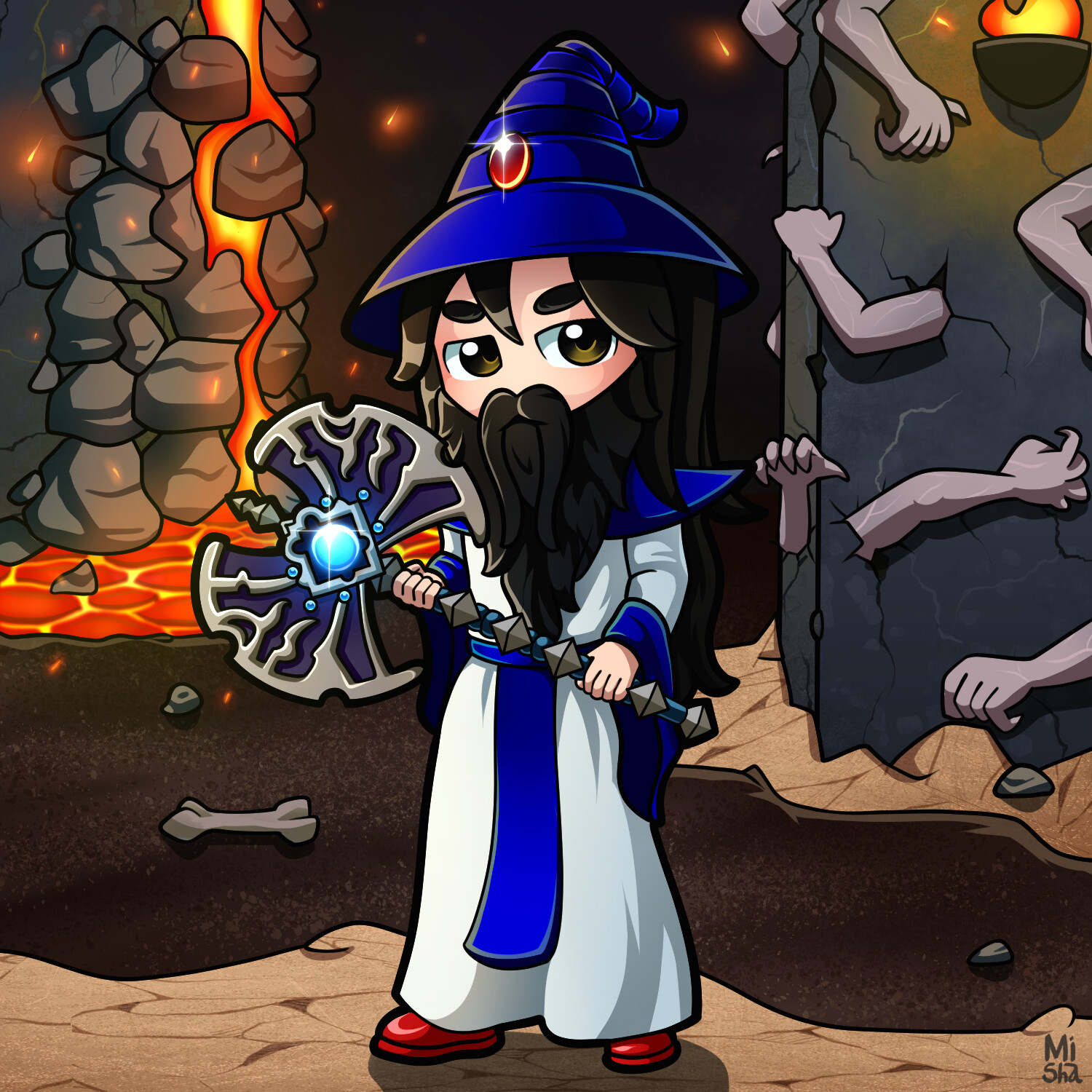 ArtStation - CM: Mage outfit on Claustrophobic Inferno with Souleater ...