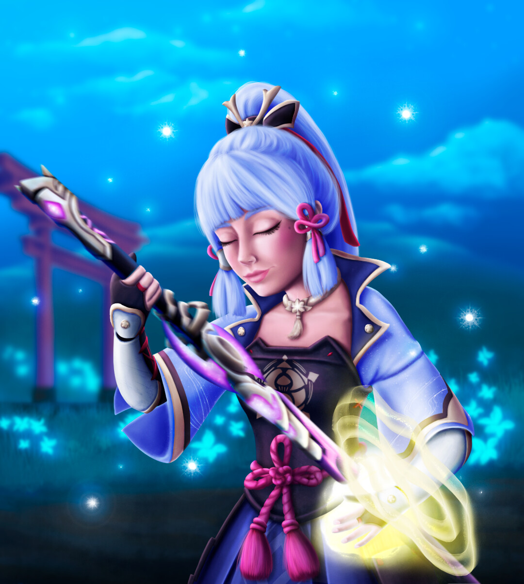 ArtStation - Ayaka - Genshin Impact