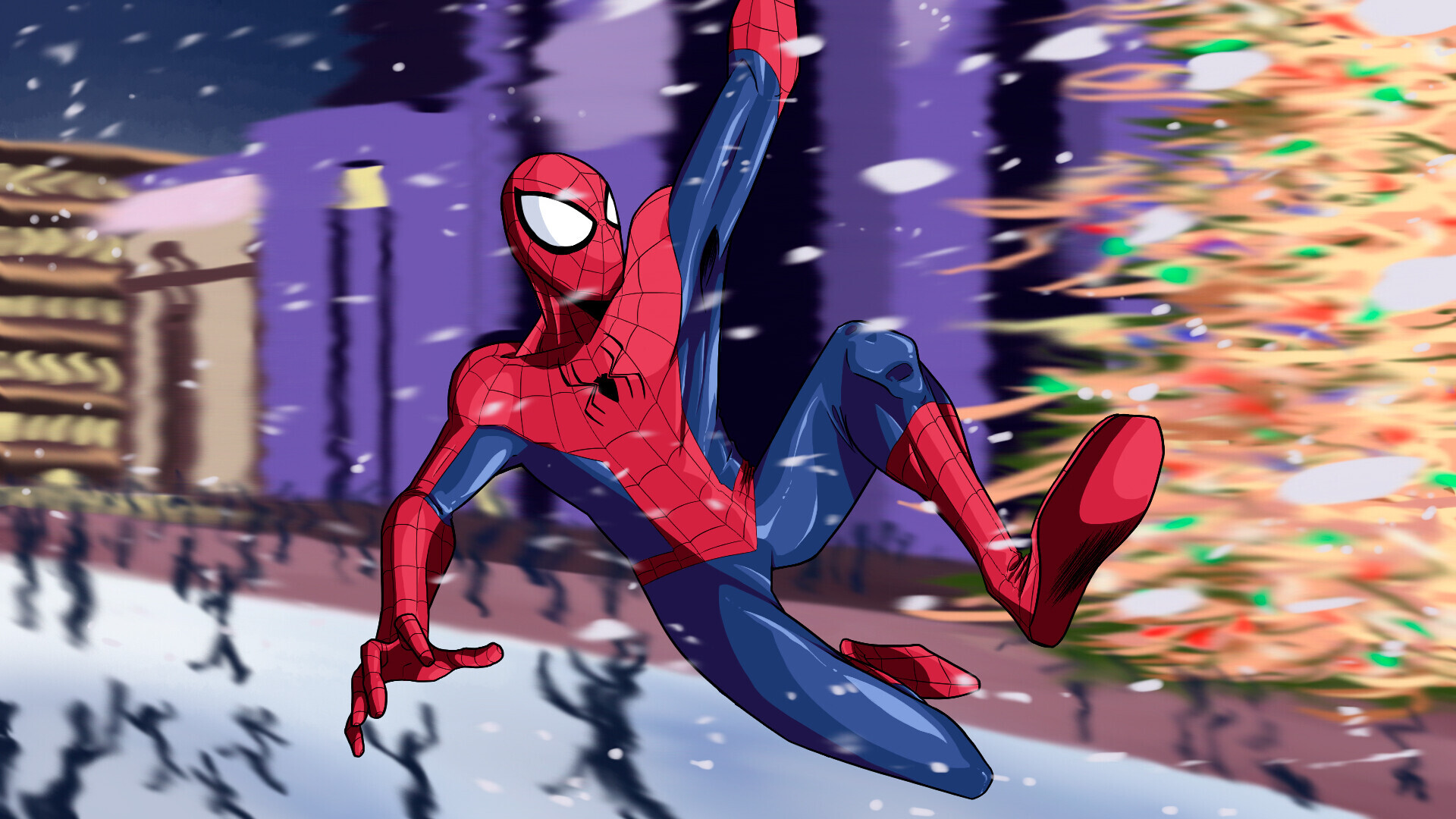 ArtStation - Spidey Christmas