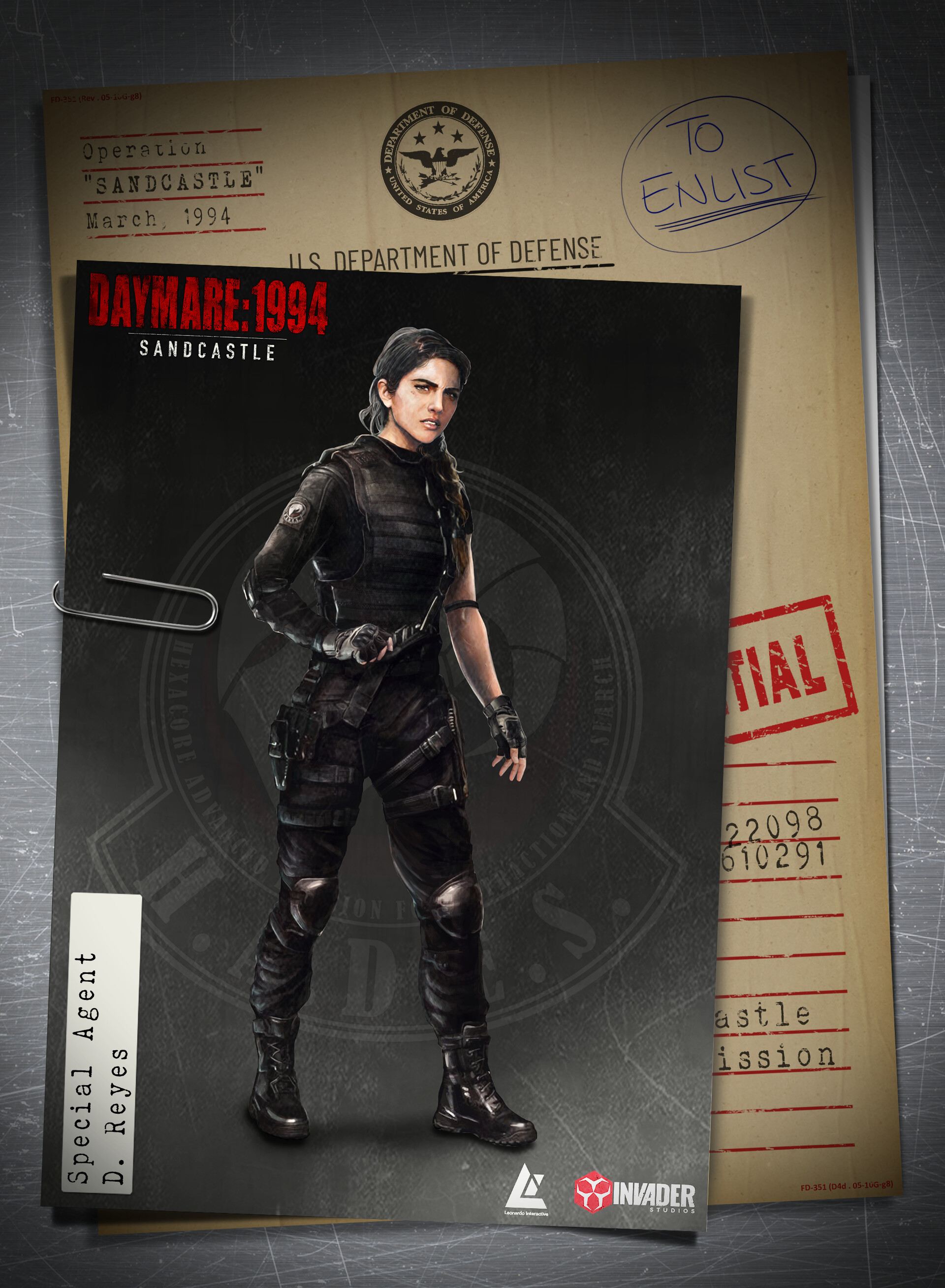 ArtStation - Daymare: 1994 Sandcastle - H.A.D.E.S. Unit