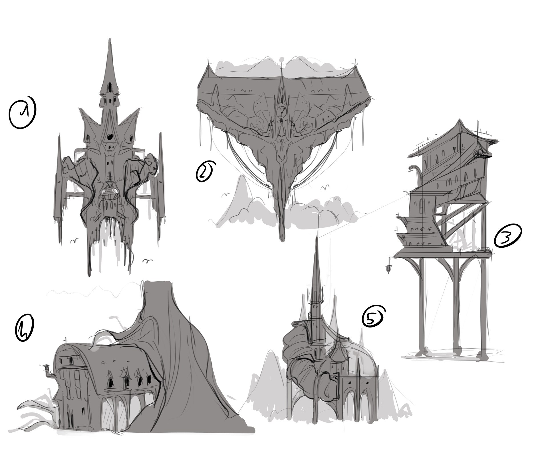 ArtStation - Vampire castle project