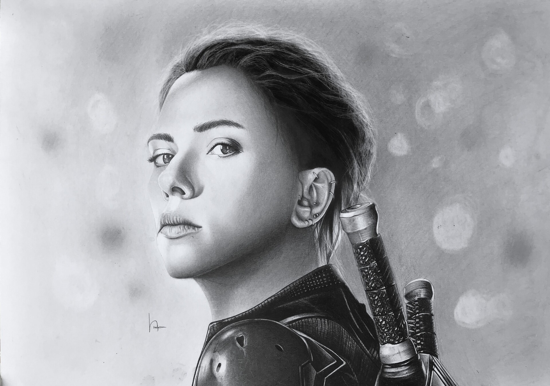 ArtStation - Draw Black Widow