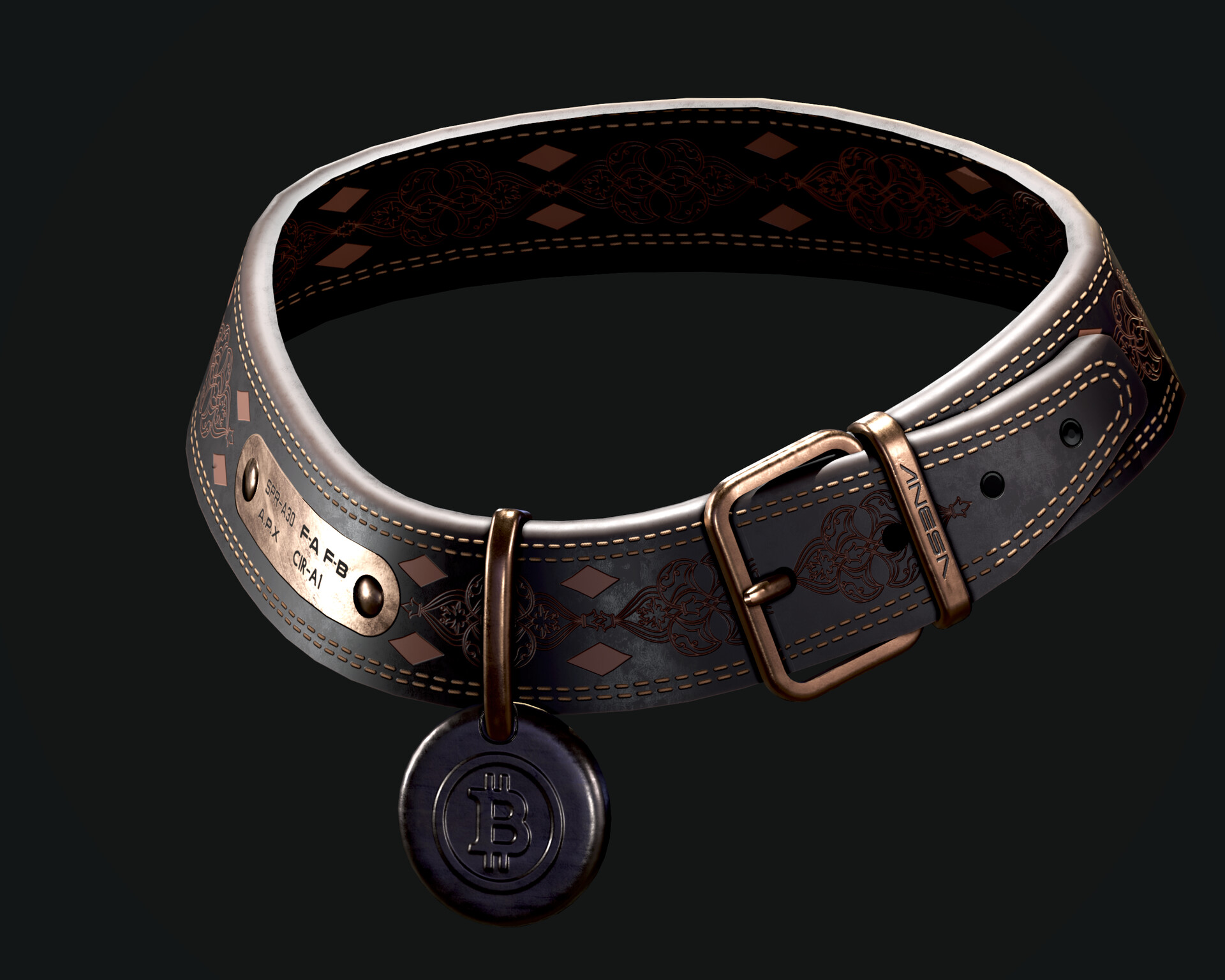 ArtStation - Dog Collar