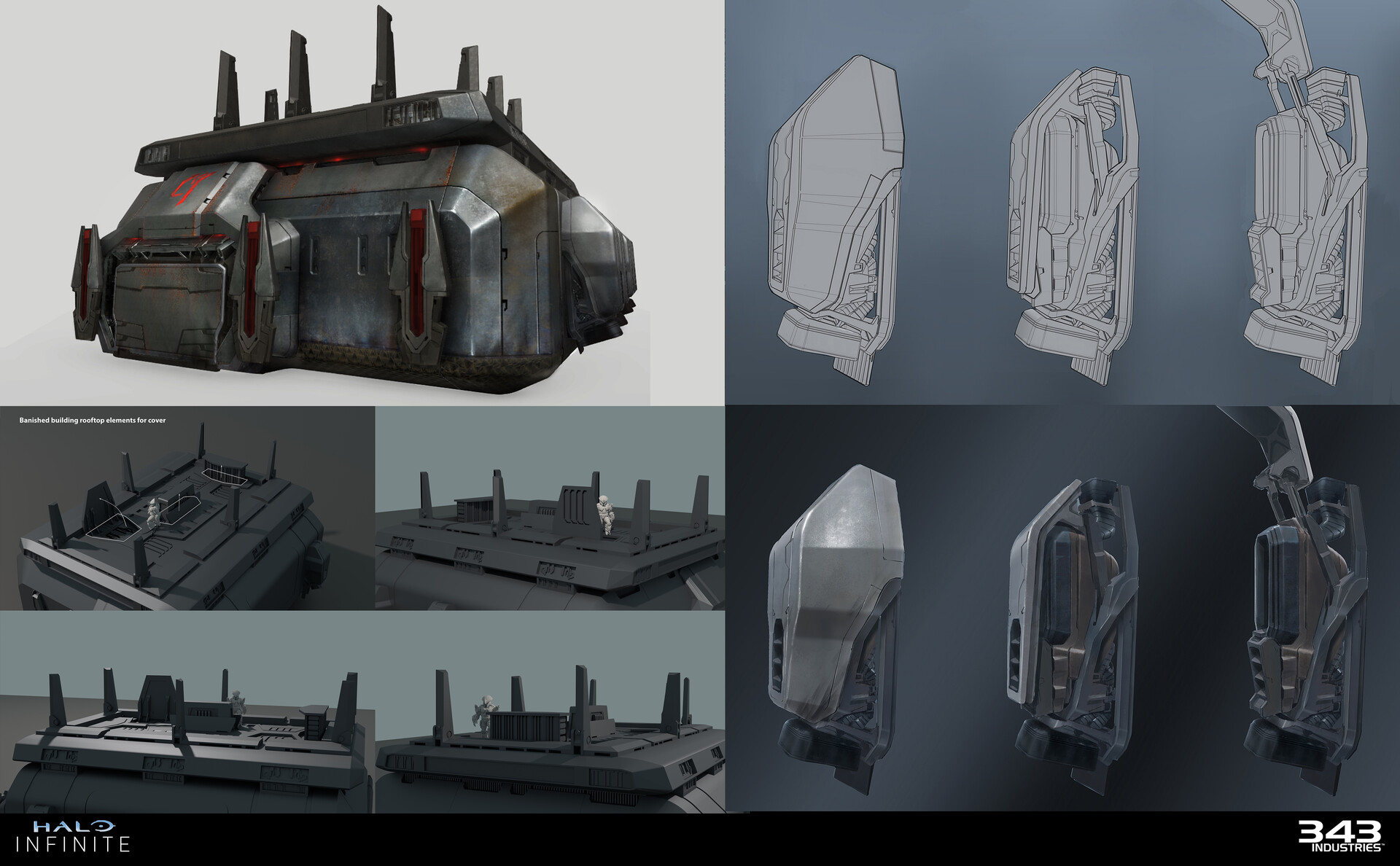 Art of Dechambo - Halo Infinite Banished Architecture