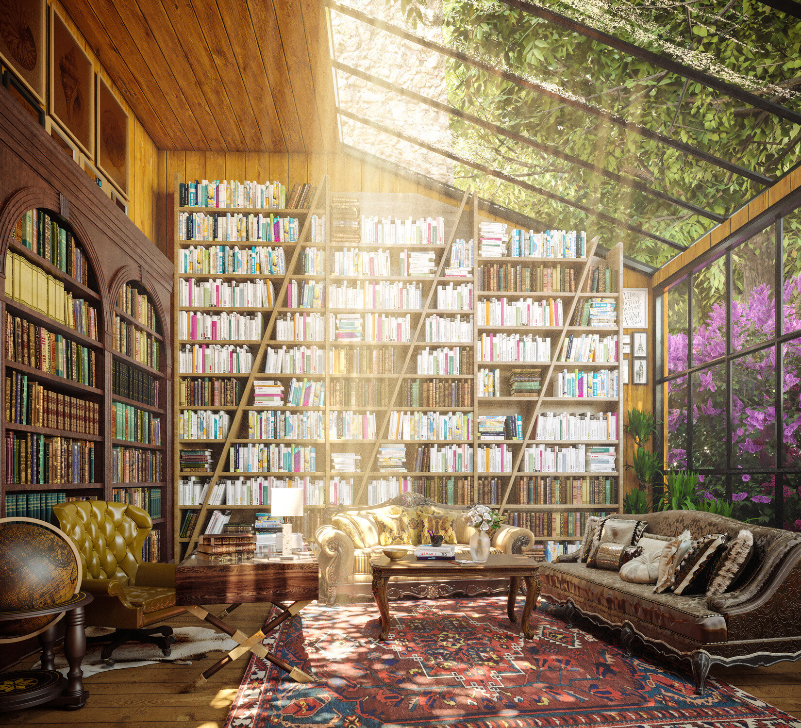 ArtStation - Home Library