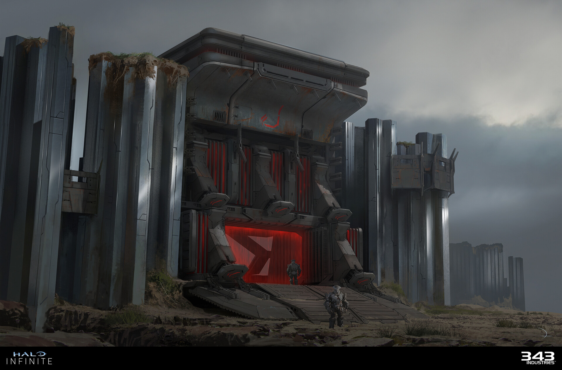 Art of Dechambo - Halo Infinite Banished gates
