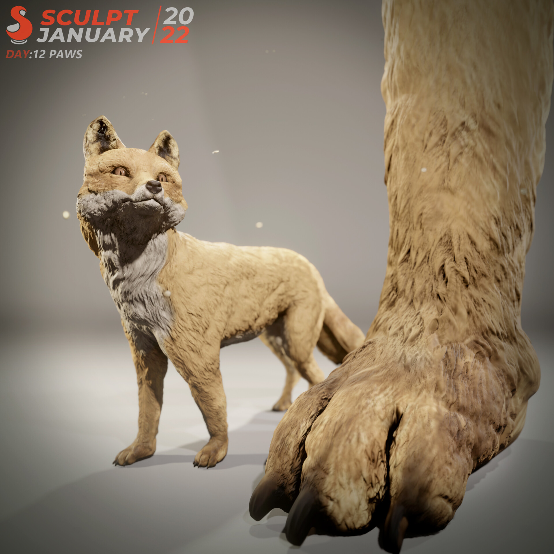 ArtStation - Day:12 Paws