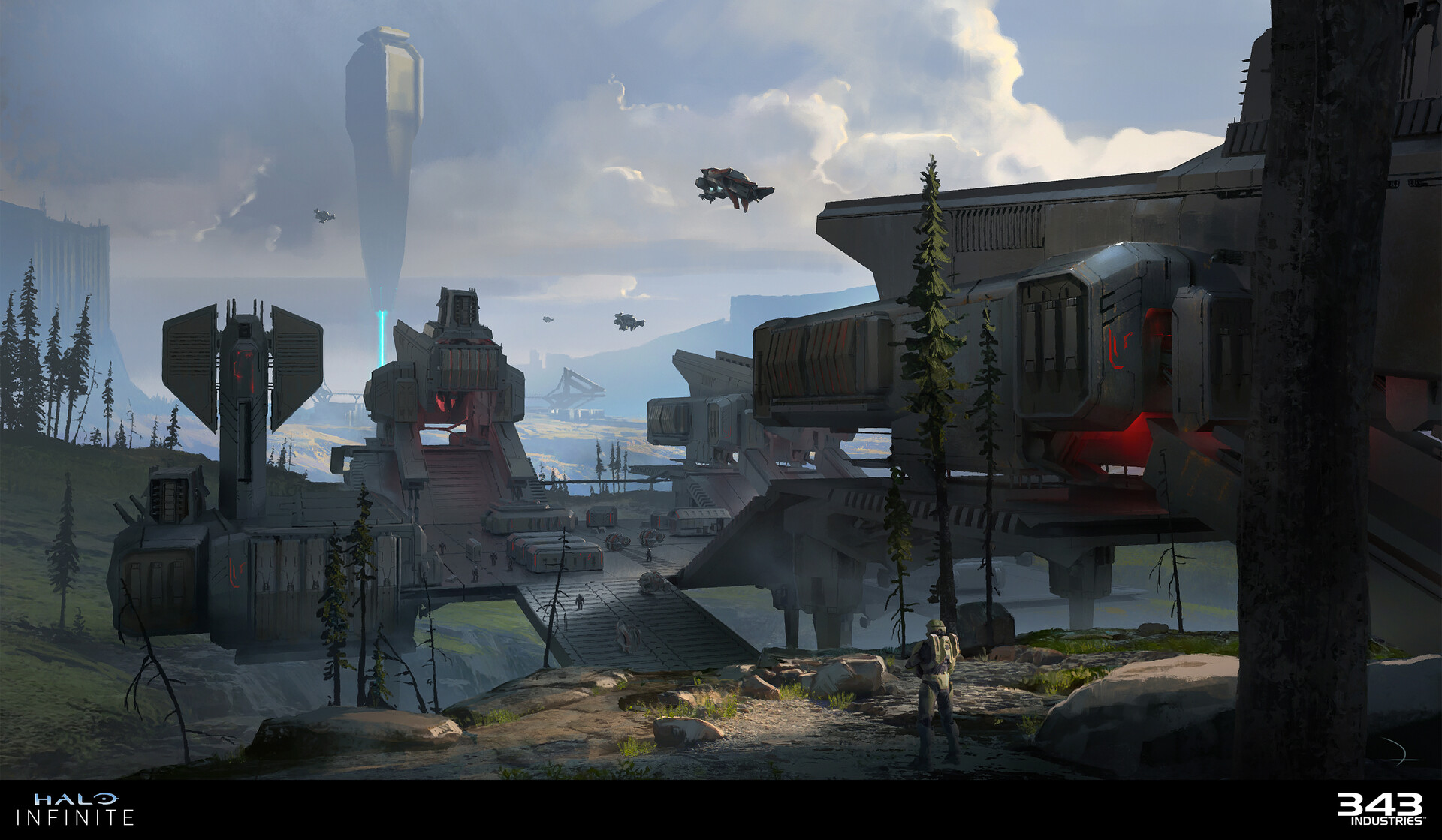 Art of Dechambo - Halo Infinite Banished architecture exploration