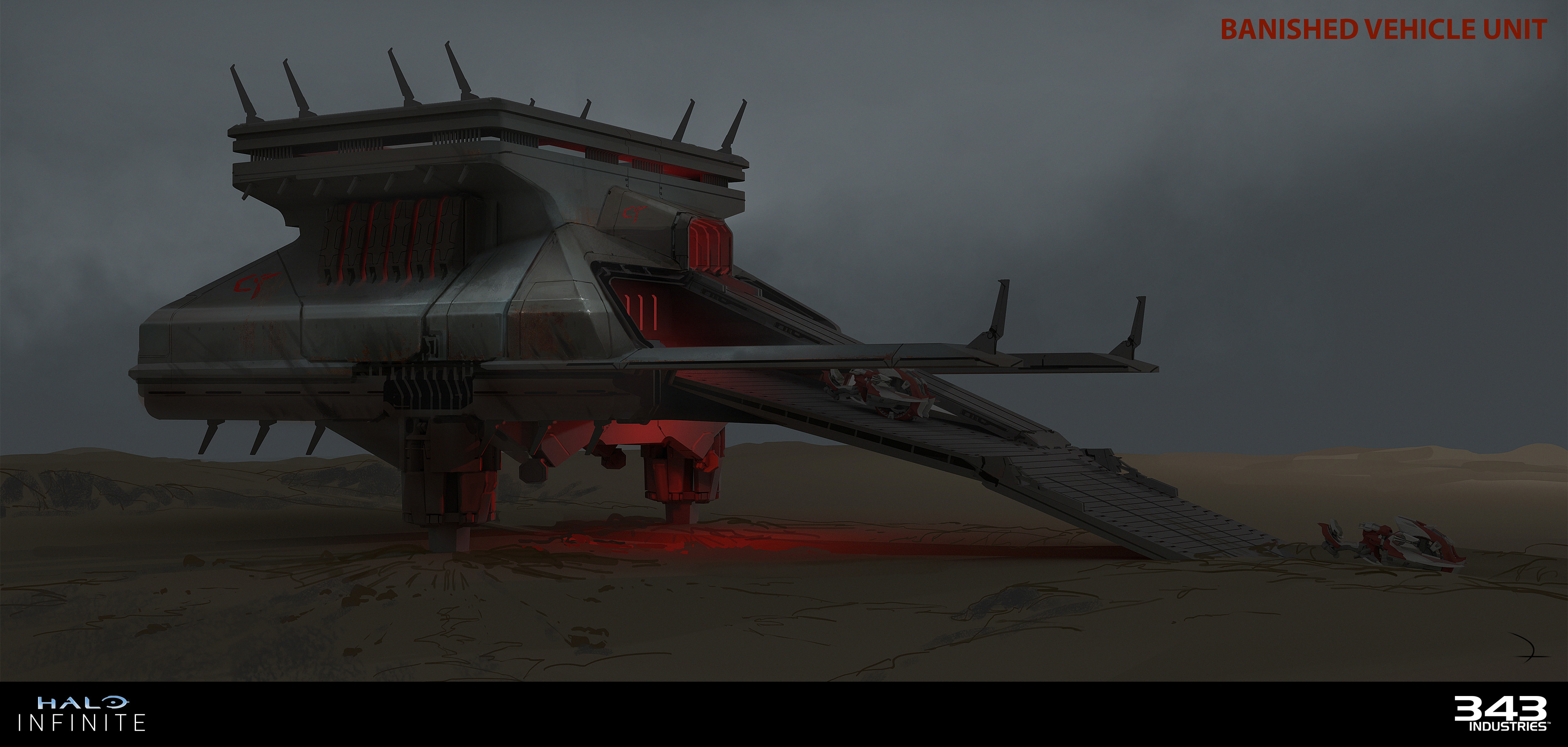 Art of Dechambo - Halo Infinite Banished architecture exploration