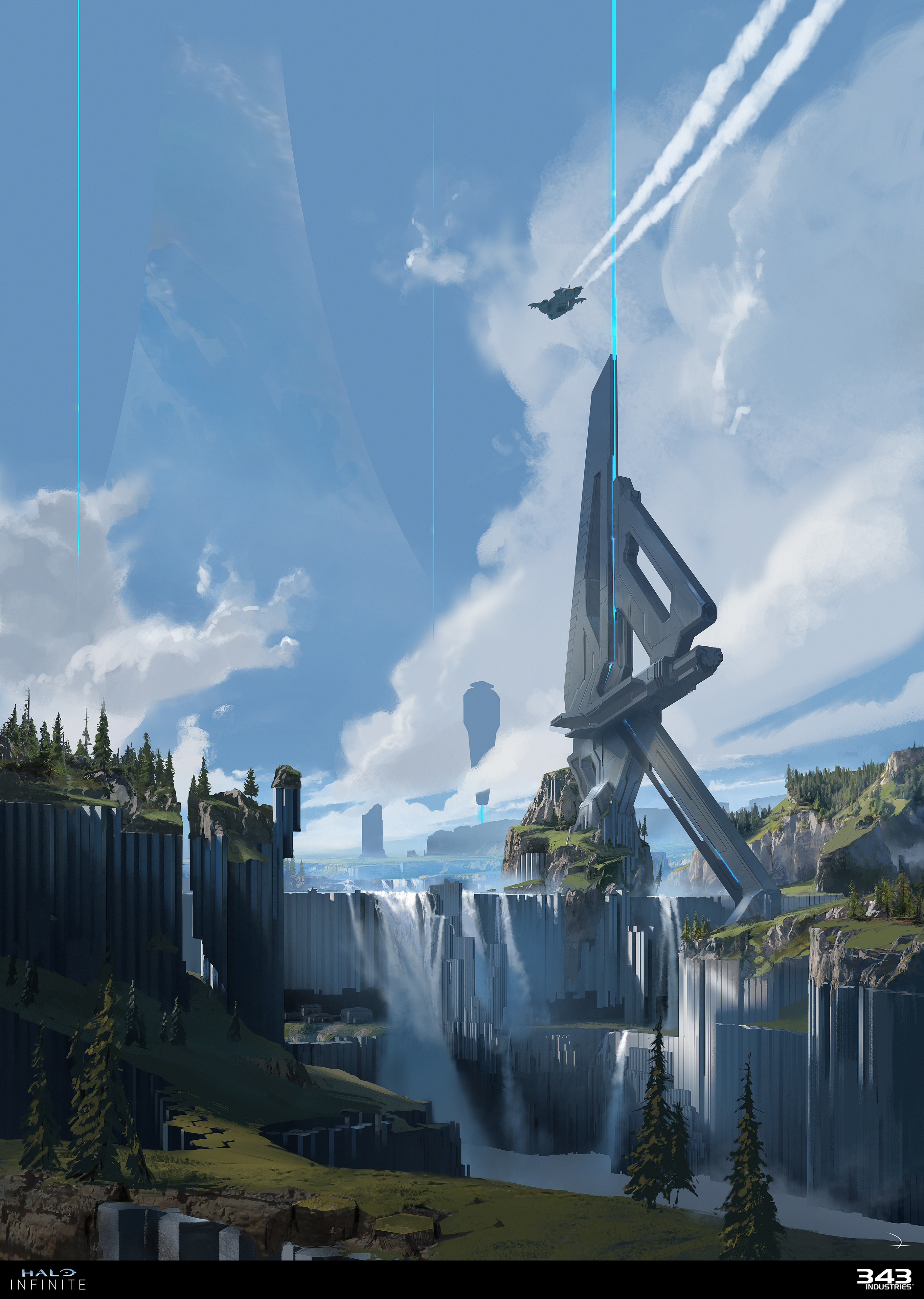Art of Dechambo - Halo Infinite exploration landscape