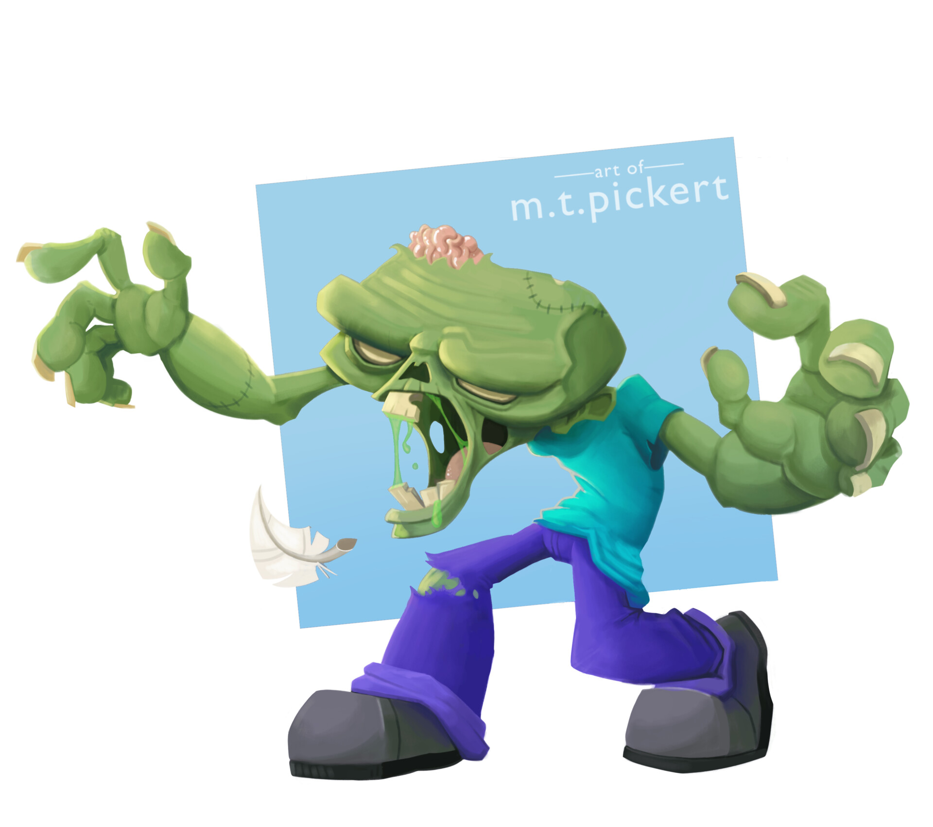 ArtStation - Minecraft Zombie