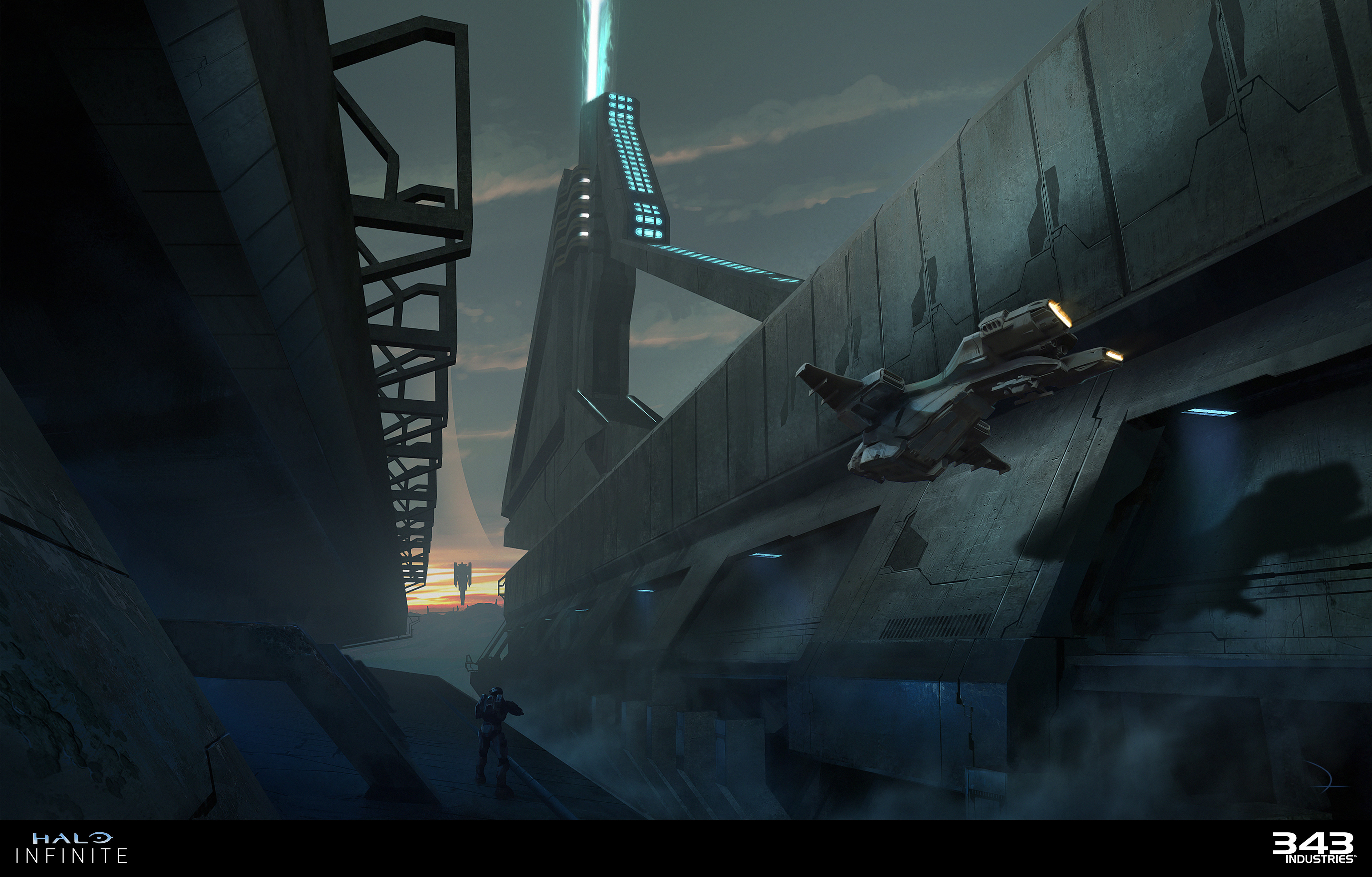 Art of Dechambo - Halo Infinite Forerunner structure exploration