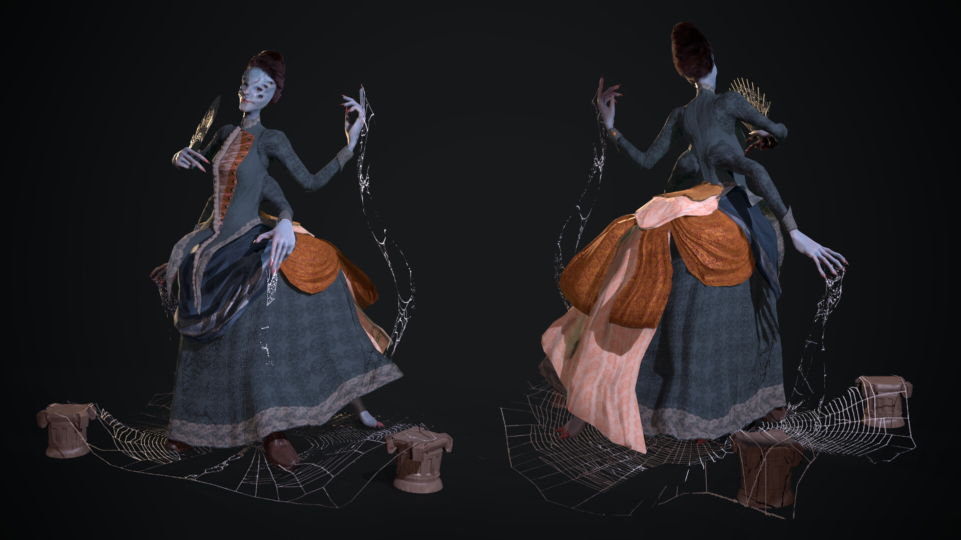 Joy Miksit - Madame Arachnae - Victorian Spider Lady Character Concept ...