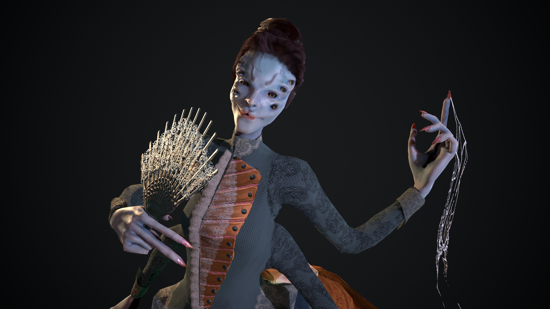 Joy Miksit - Madame Arachnae - Victorian Spider Lady Character Concept ...