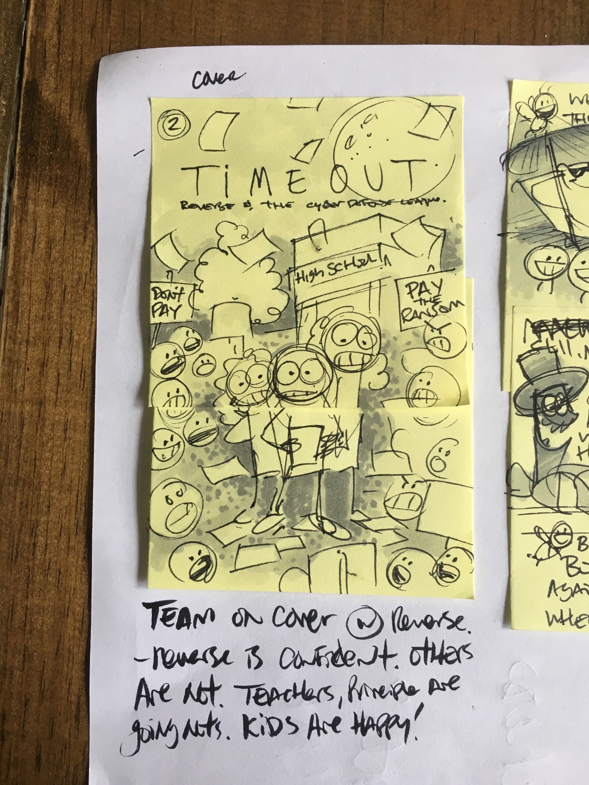 ArtStation - TIMEOUT 02 COMIC PLANNING