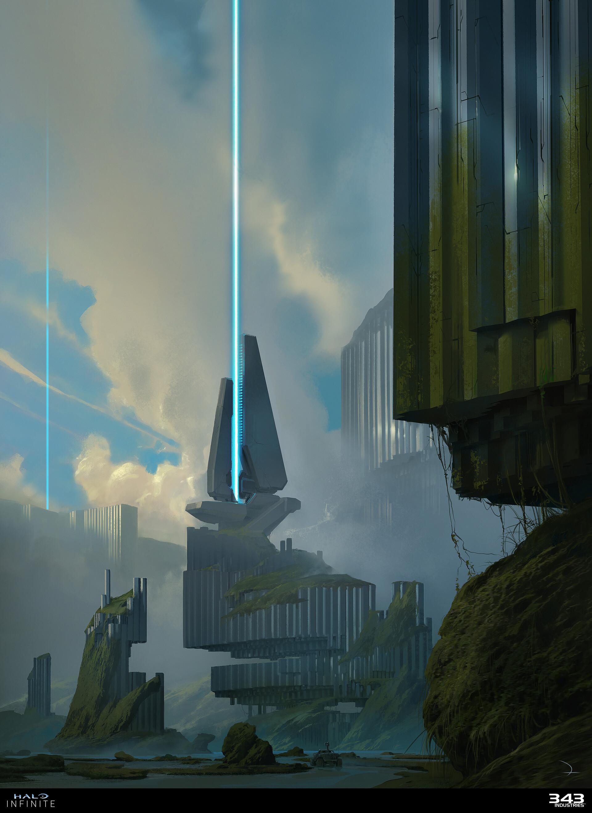 Art of Dechambo - Halo Infinite Forerunner Tower