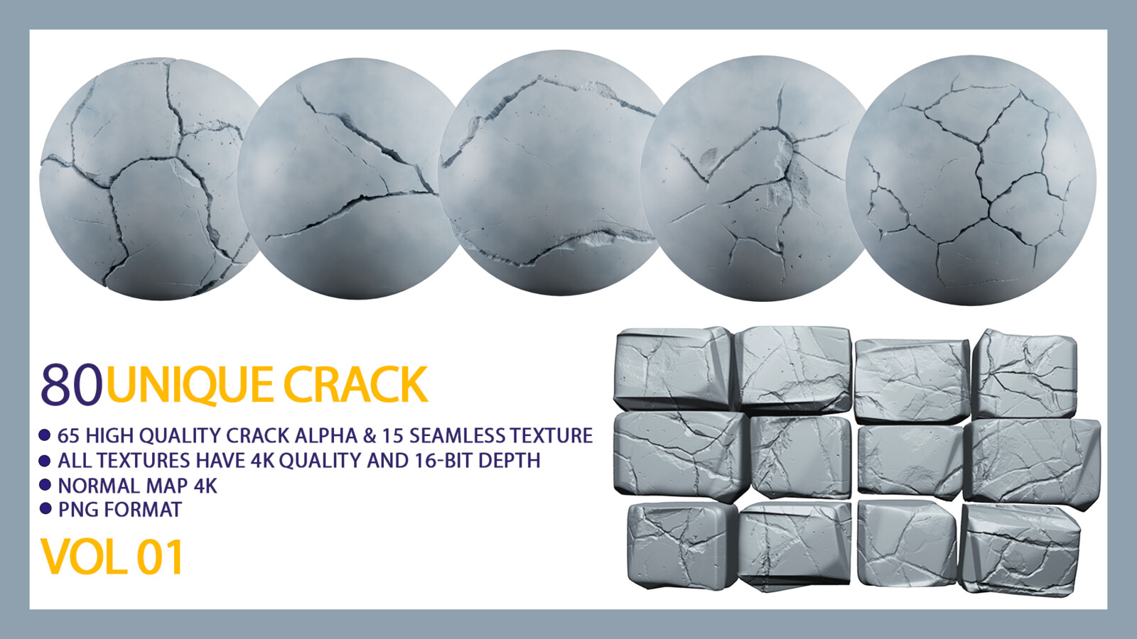 MR Kheradmand - 80 Crack Alpha + Normal map - VOL 01