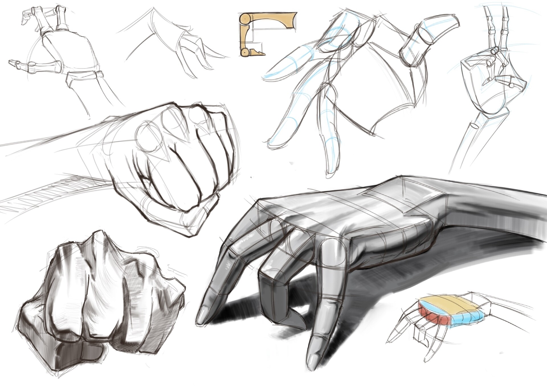 ArtStation - Hand Studies