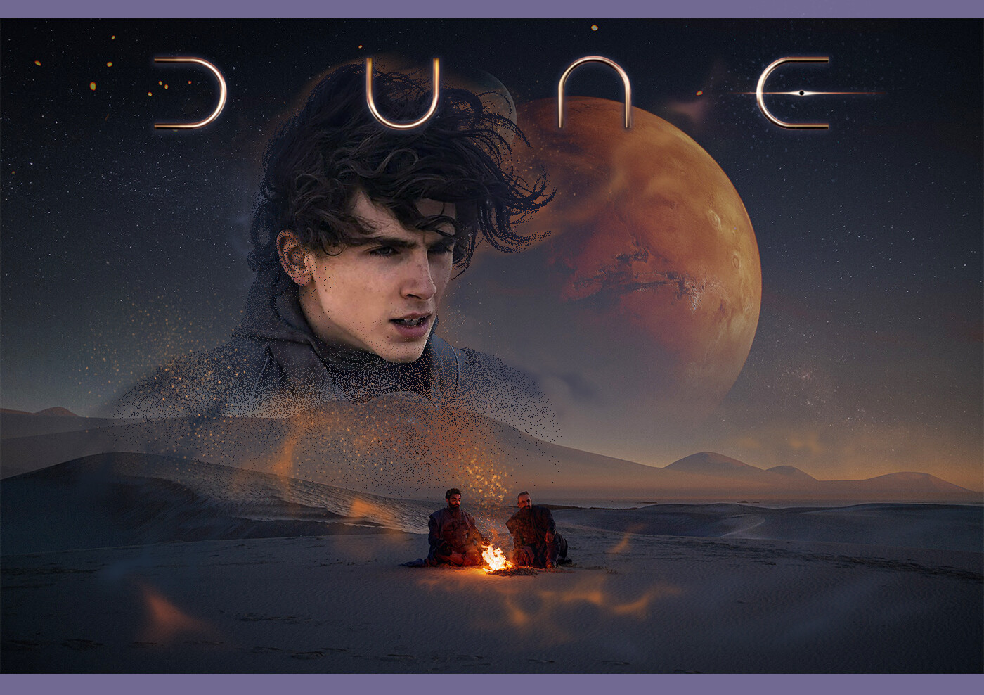 ArtStation - Poster based on Dune.