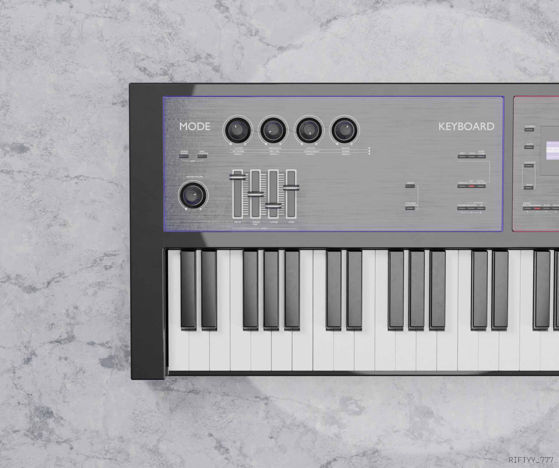 ArtStation - Musical Keyboard.