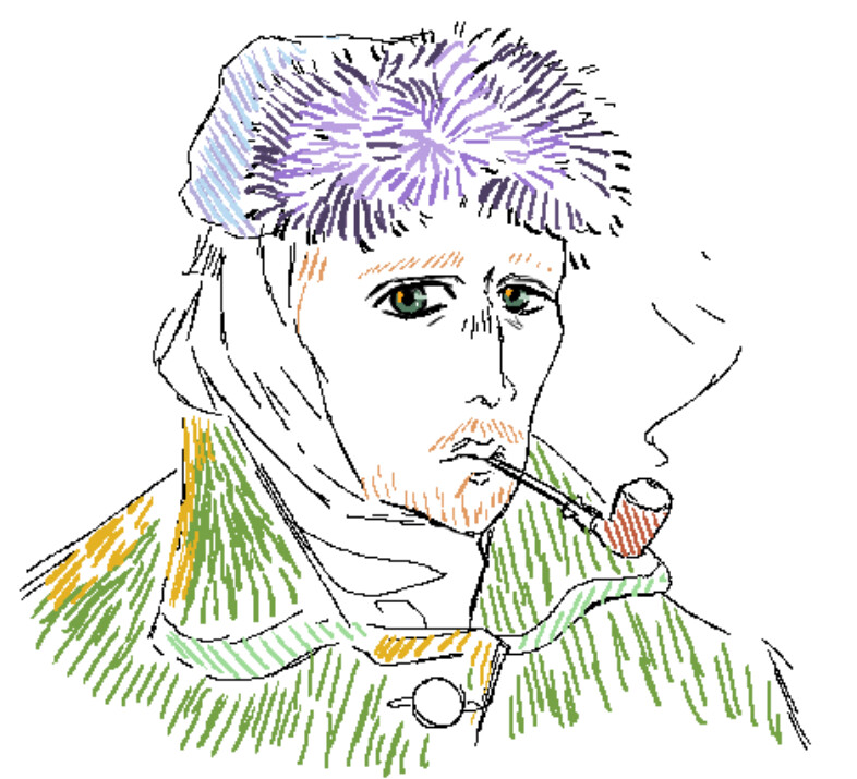 ArtStation - Vincent van Gogh - Quick Doodle