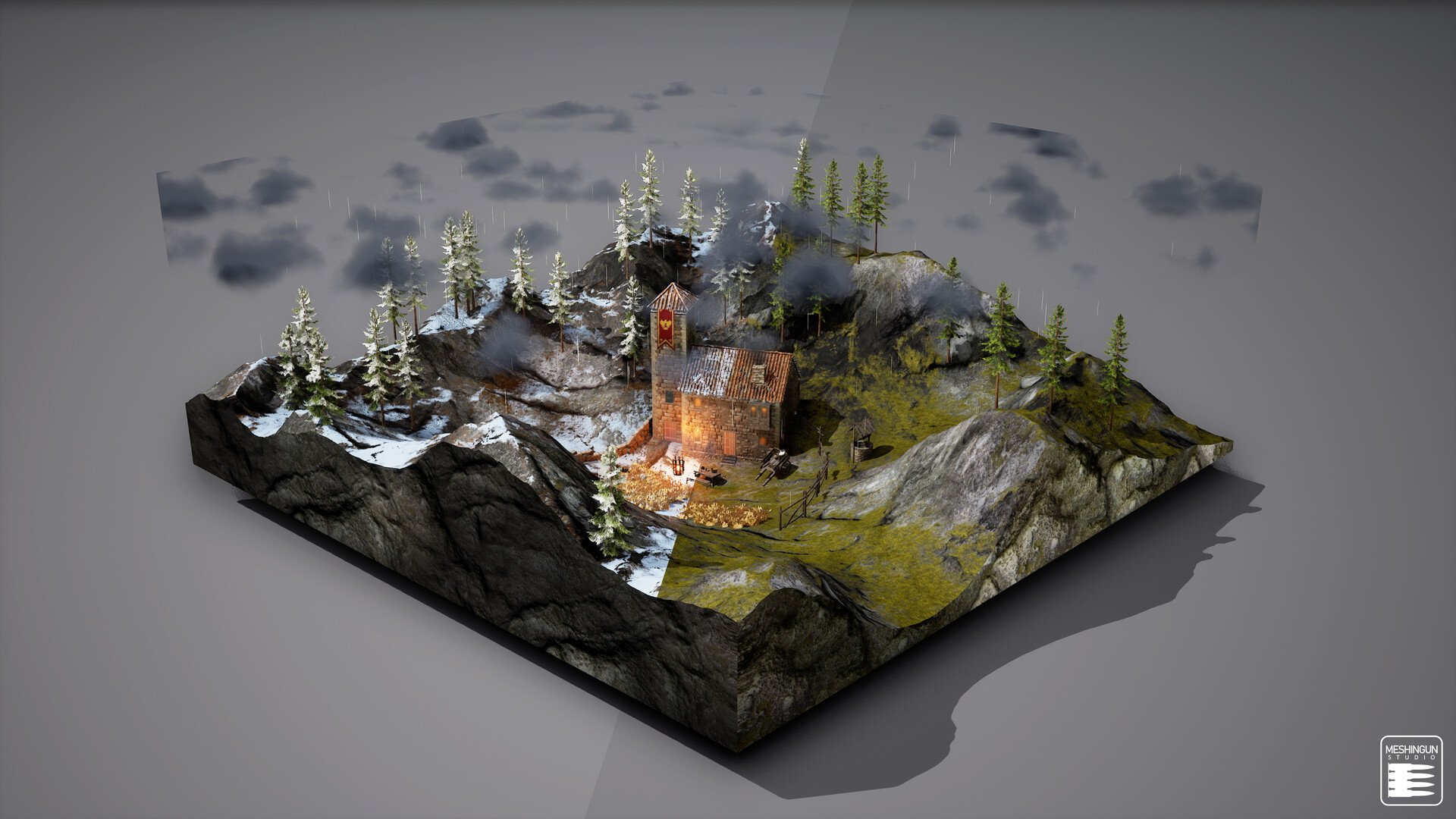 MESHINGUN STUDIO INC. - Medieval Village Megapack - Unreal Engine 5|4 Tools and Features