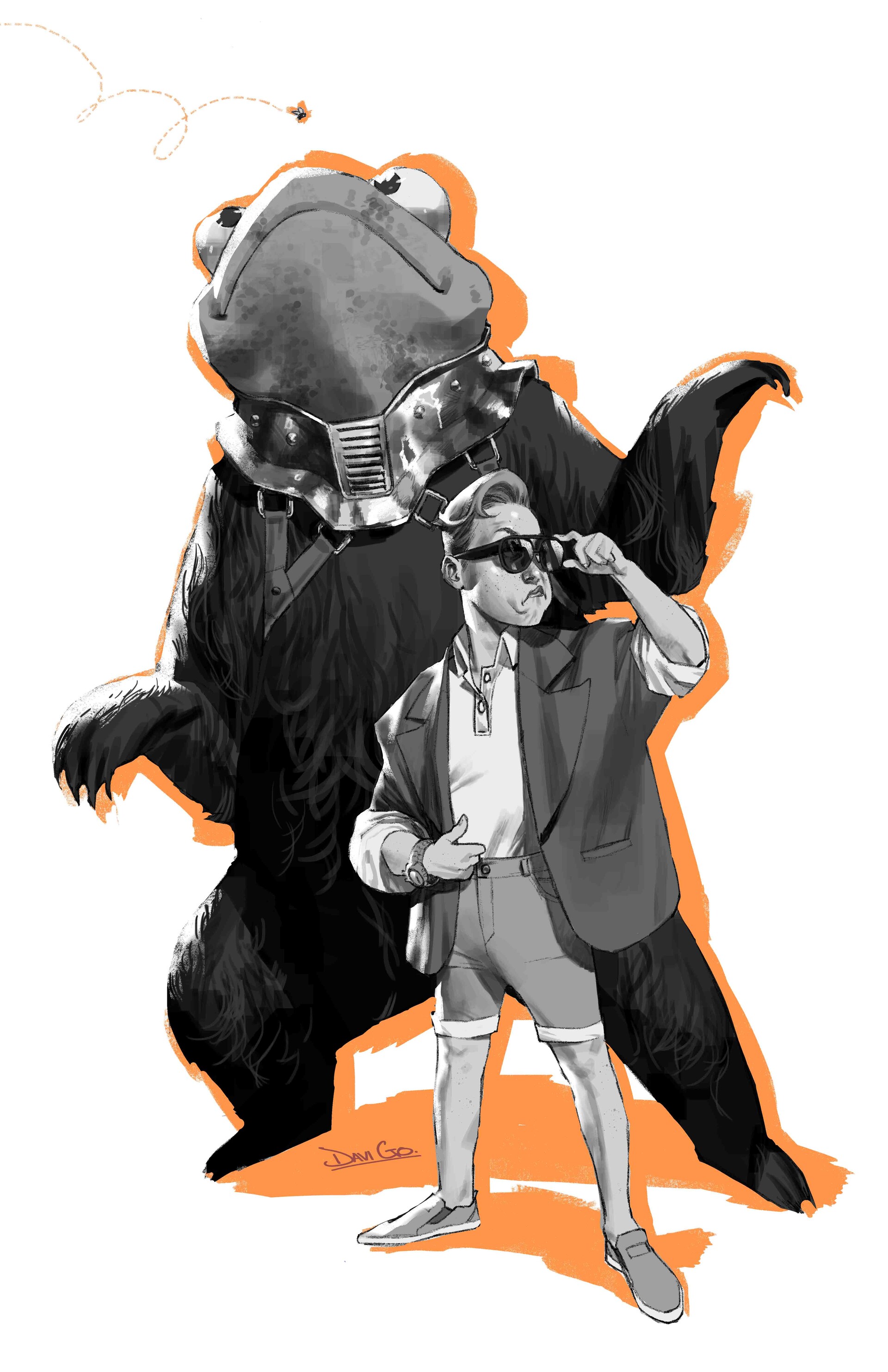 ArtStation - Boy and Monster