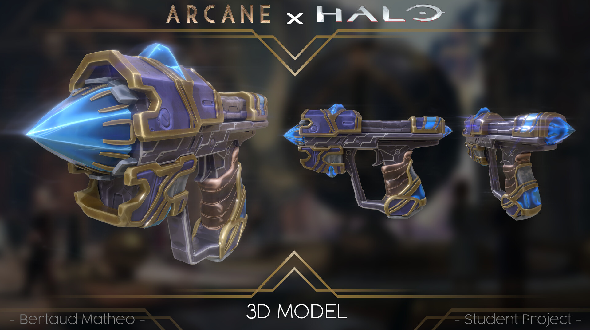 ArtStation - Halo X Arcane gun