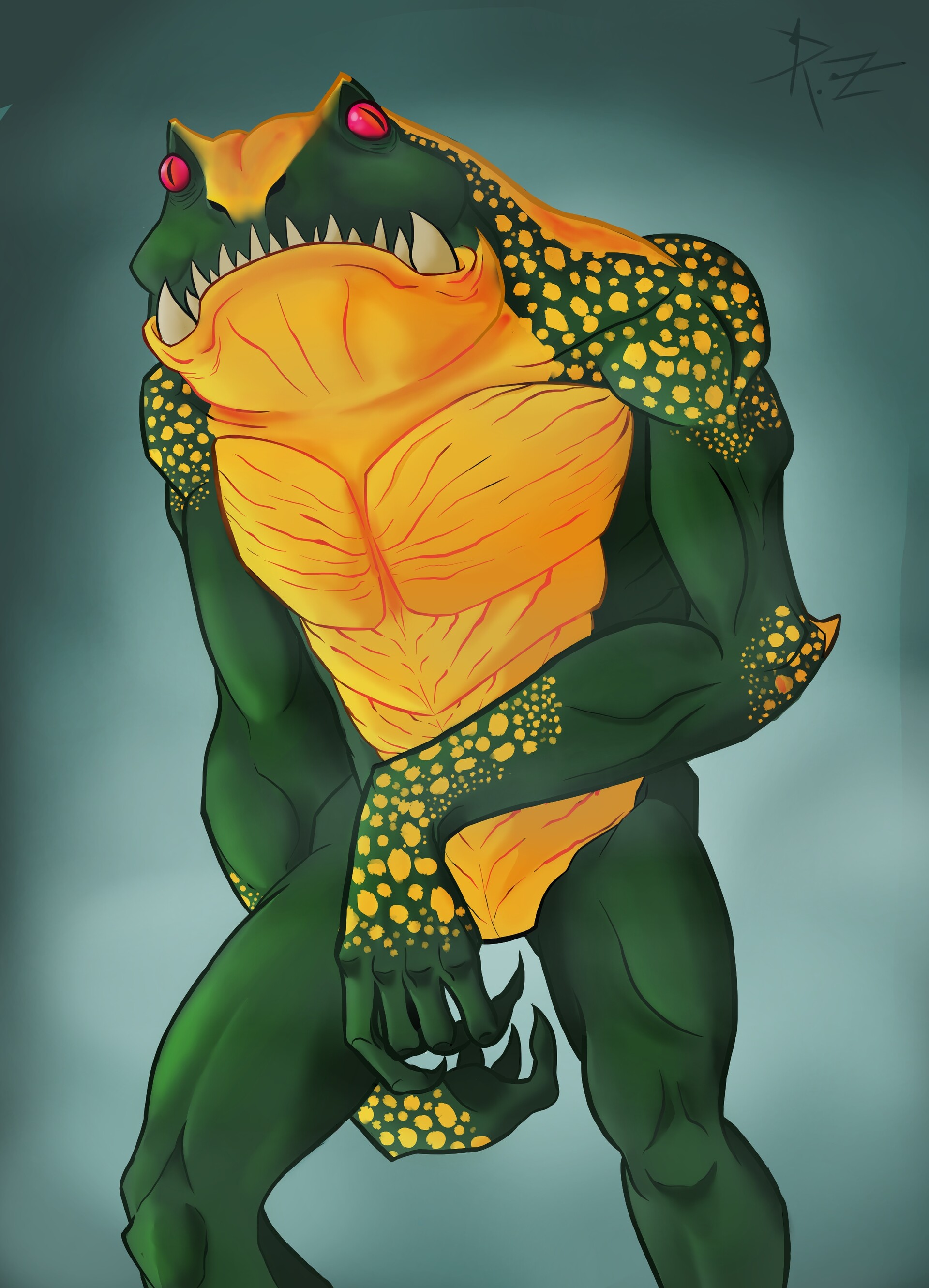 ArtStation - Toad Monster