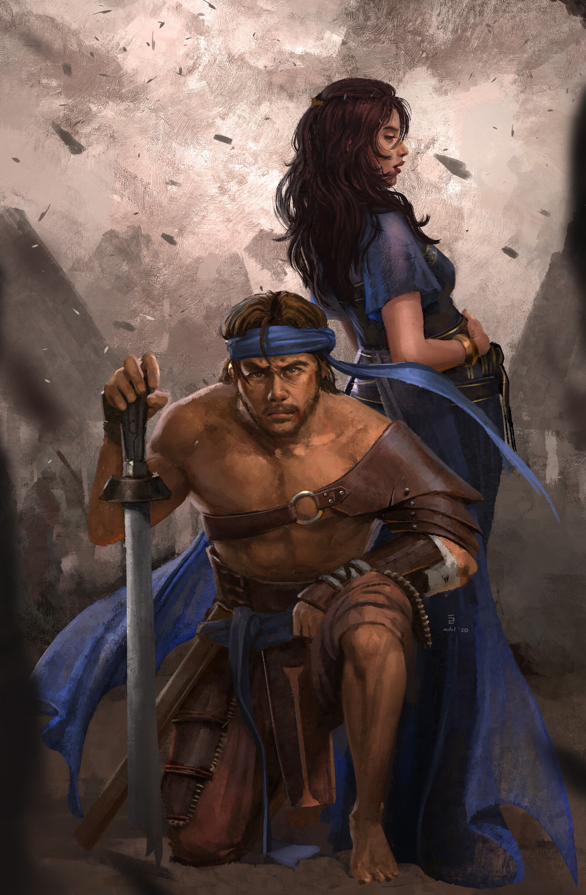 ArtStation - The Legacy of the Lost Mage Book Cover 2