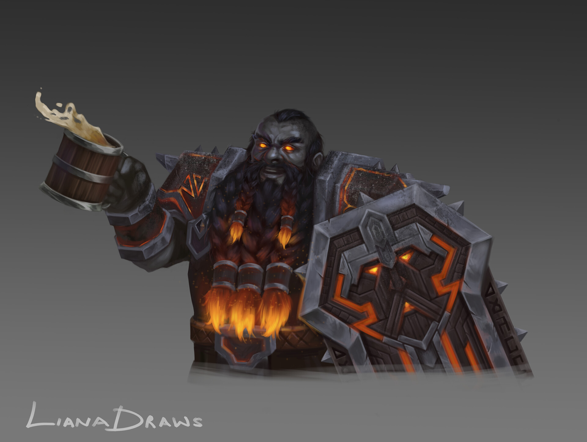 ArtStation - Dwarf Paladin