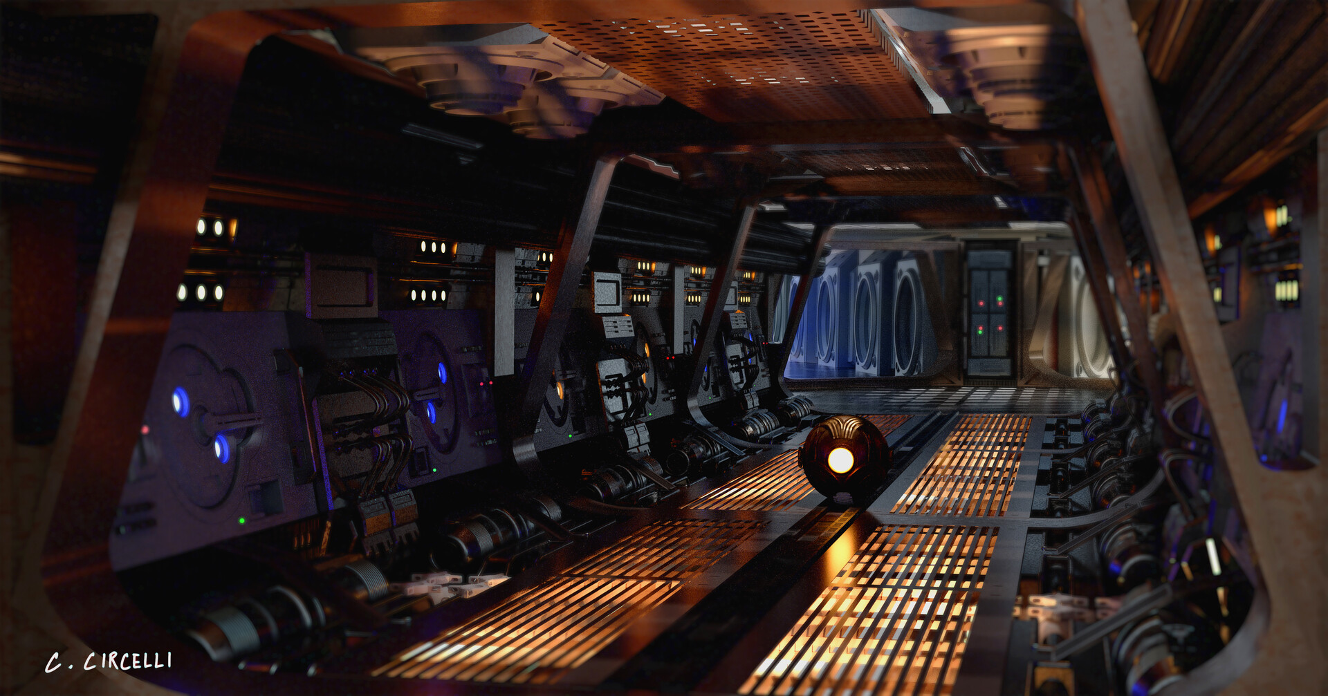ArtStation - Ship Interior