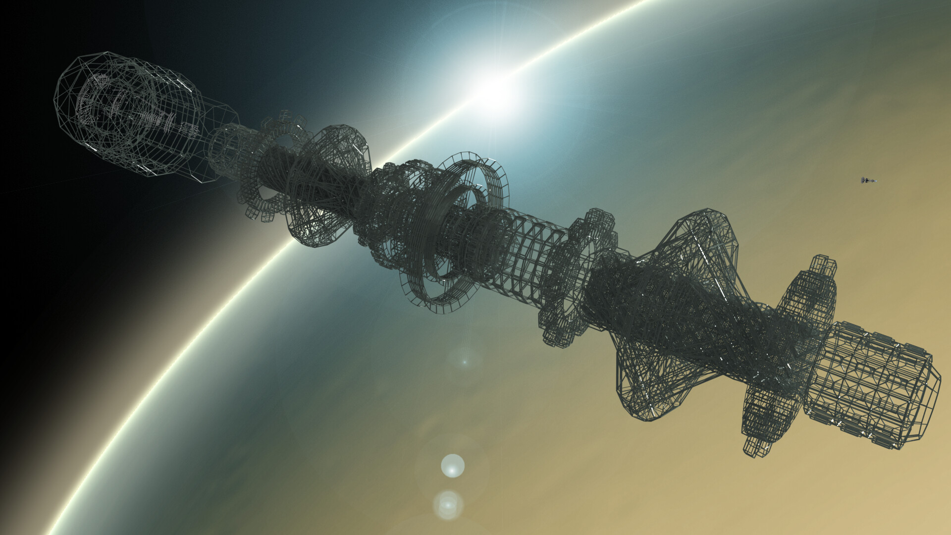 ArtStation - space scene