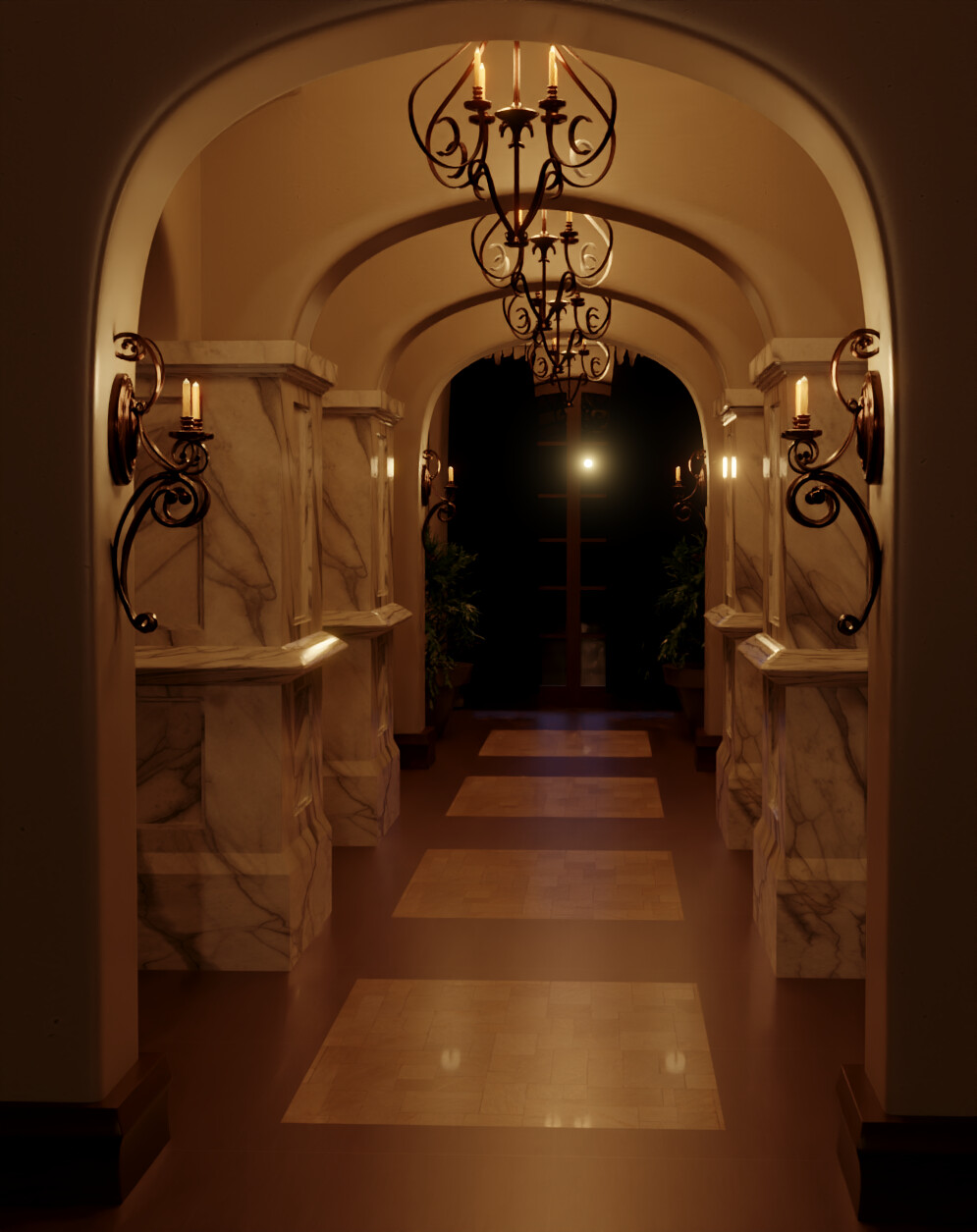 ArtStation - Corridor (photo reference)