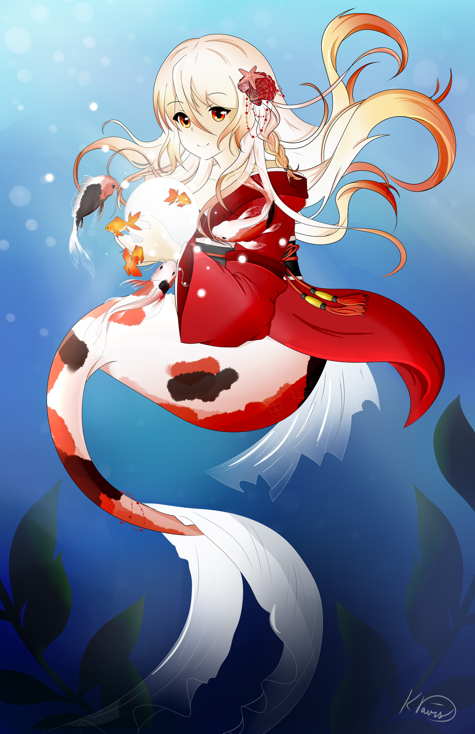 ArtStation - Koi Mermaid