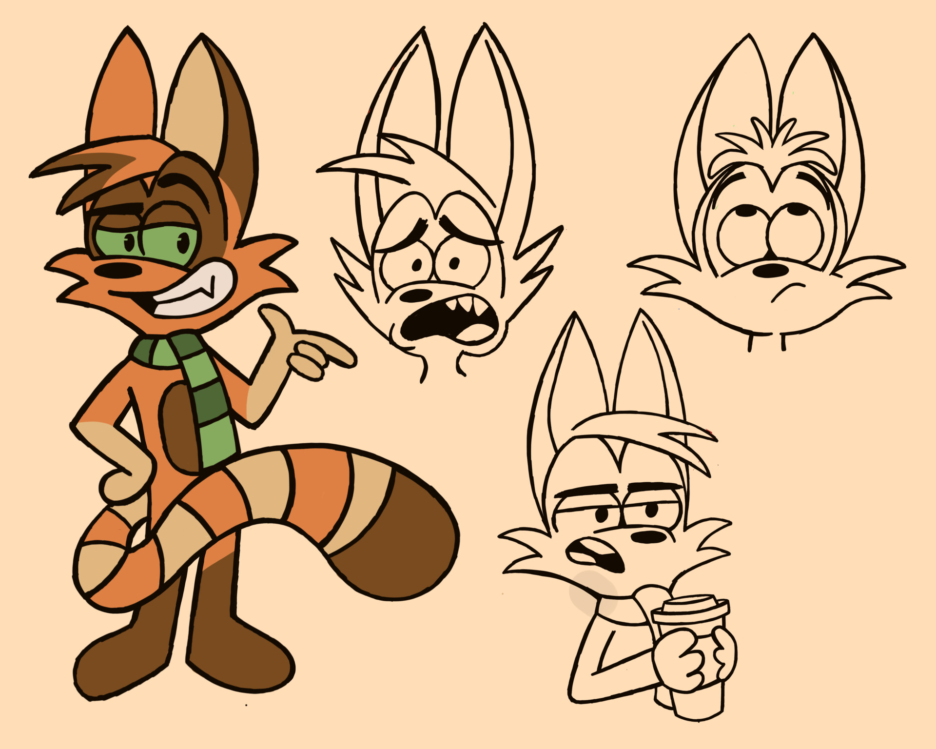 ArtStation - Ash - Character Design and Expressions - 30/12/21