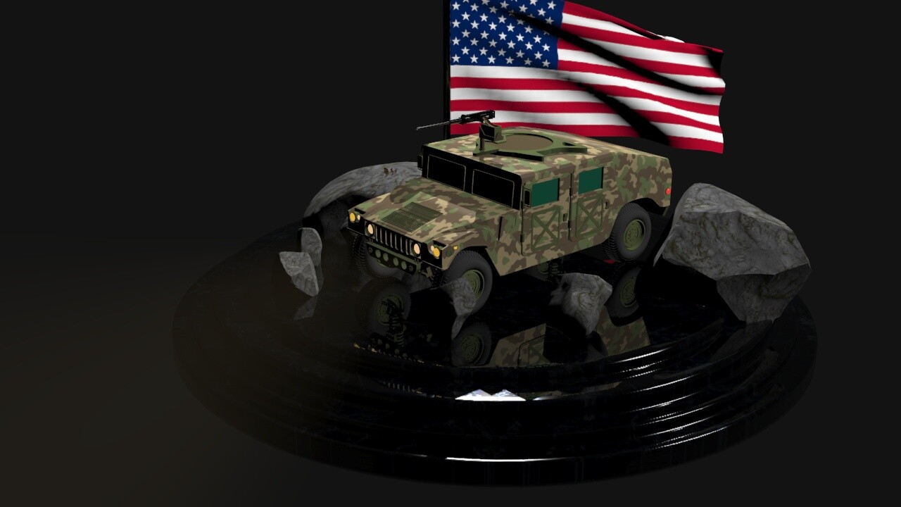 ArtStation - Humvee 3d Model