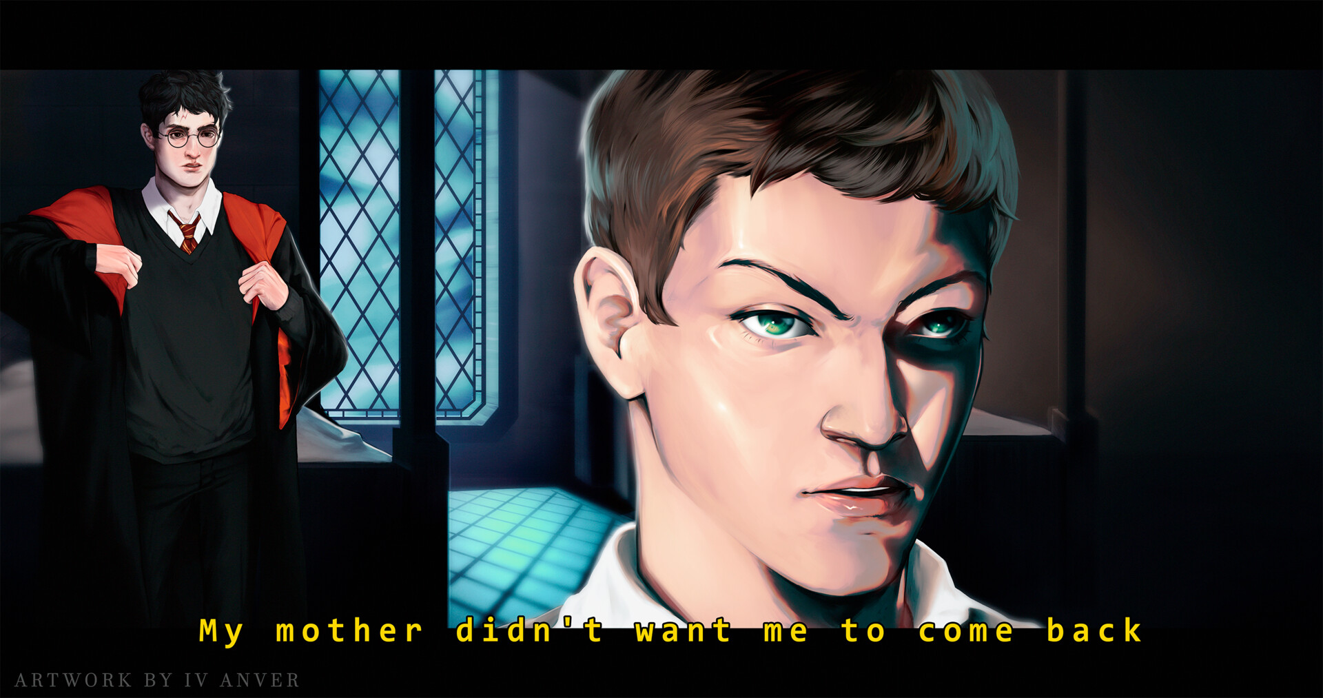 how to draw harry potter lips