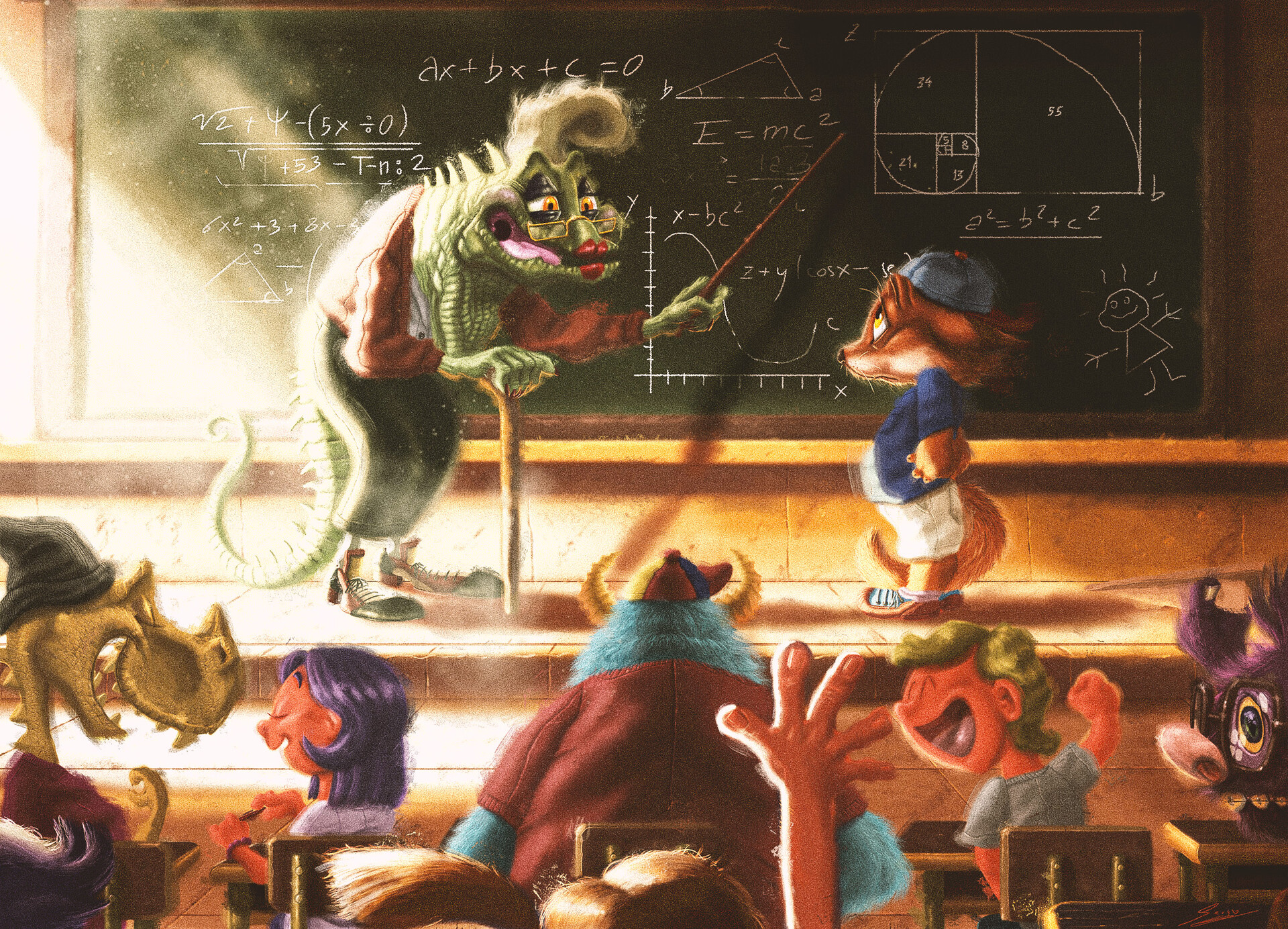 ArtStation - Math class.