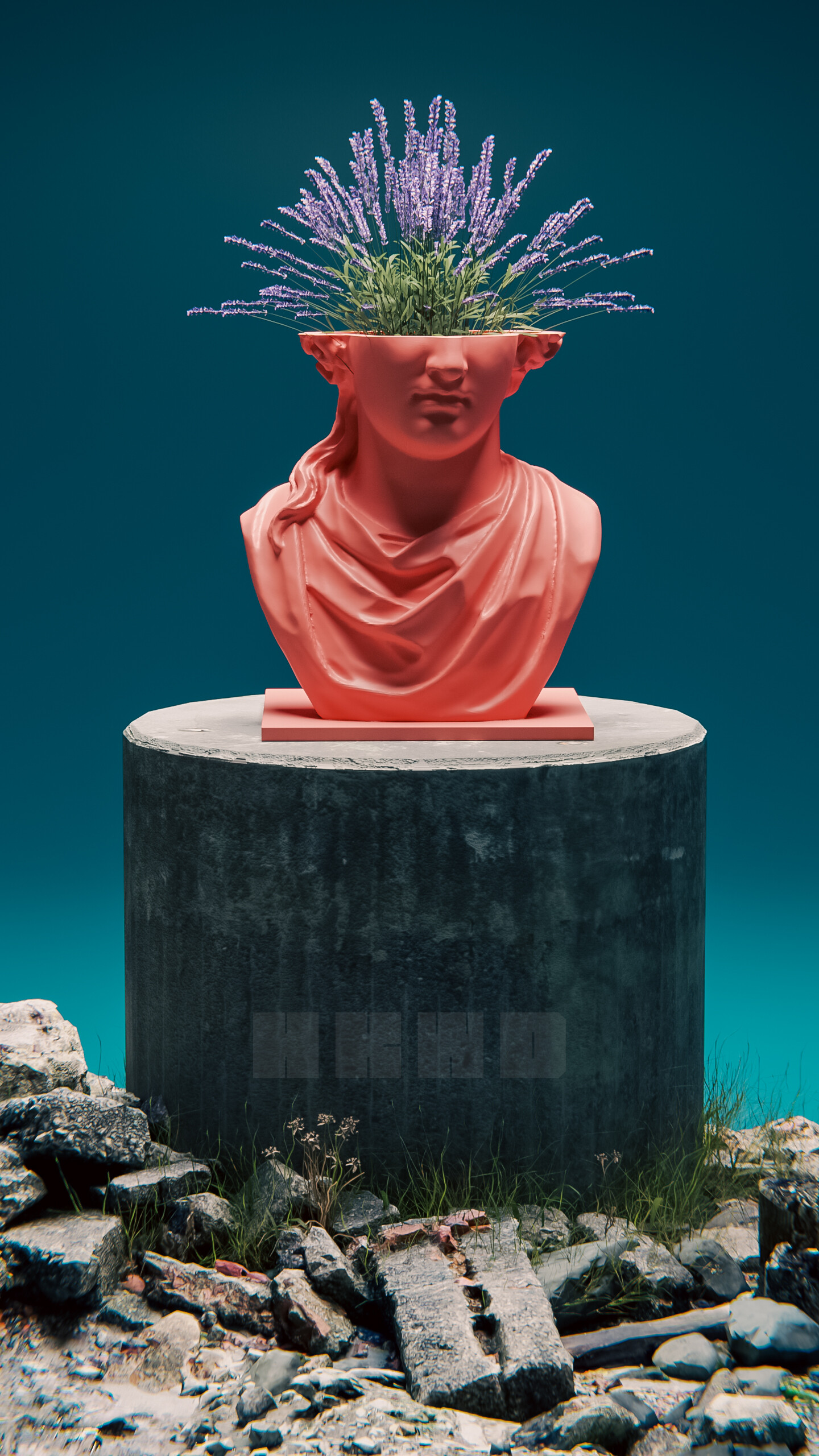 ArtStation - Flower Head