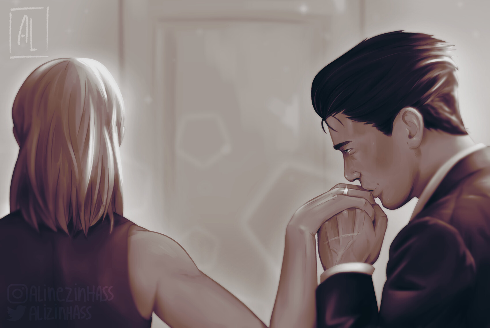 ArtStation - Roy Mustang & Riza Hawkeye (Timeskip)