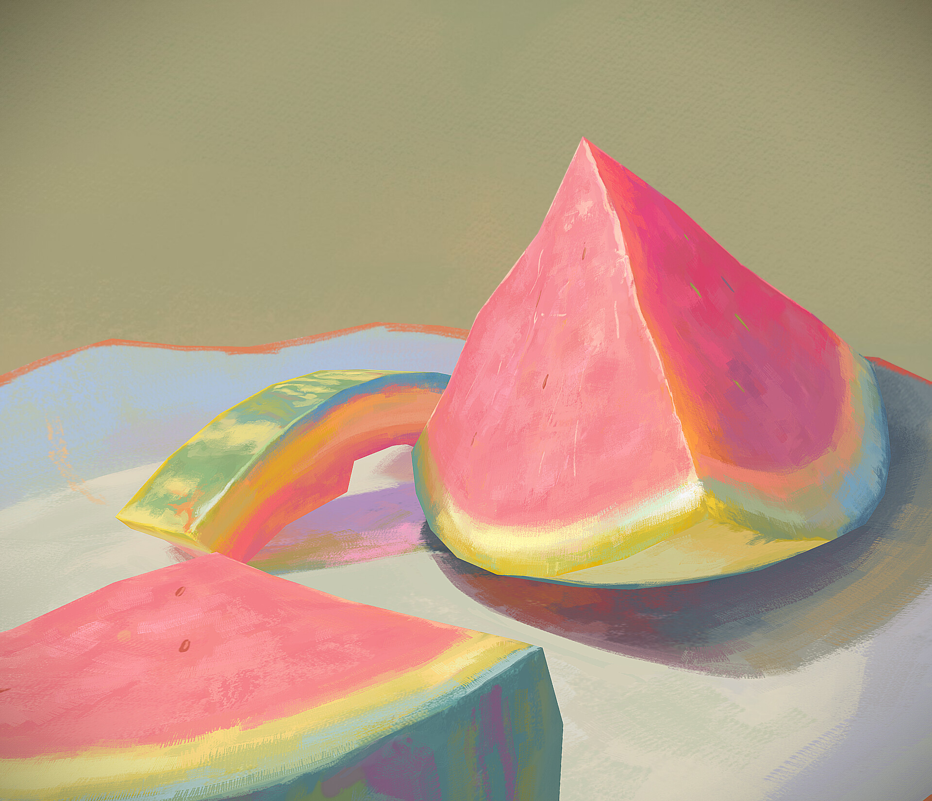 Craft Reaper - Painterly Brushwork study in blender; Based on Pchan's ...