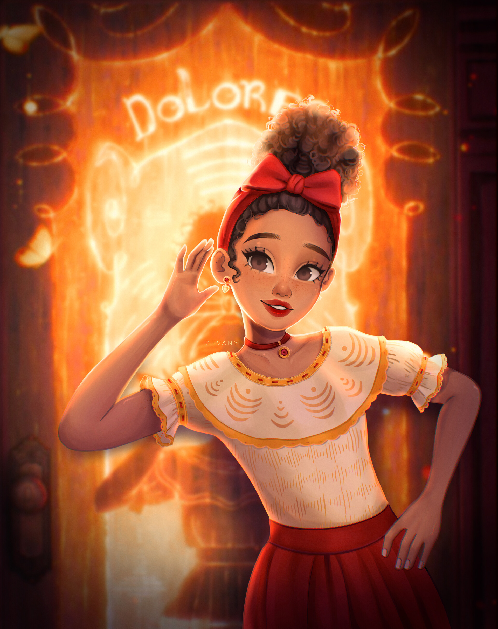 ArtStation - Dolores from Encanto