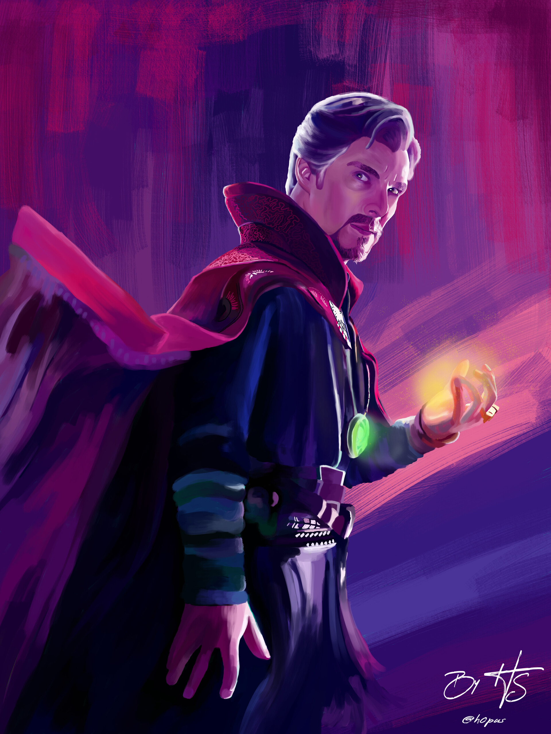 ArtStation - Dr Strange - Benedict Cumberbatch