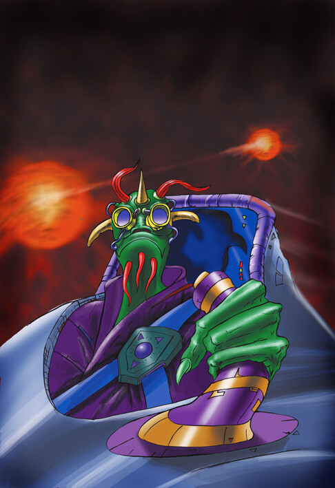 ArtStation - Alien card #8