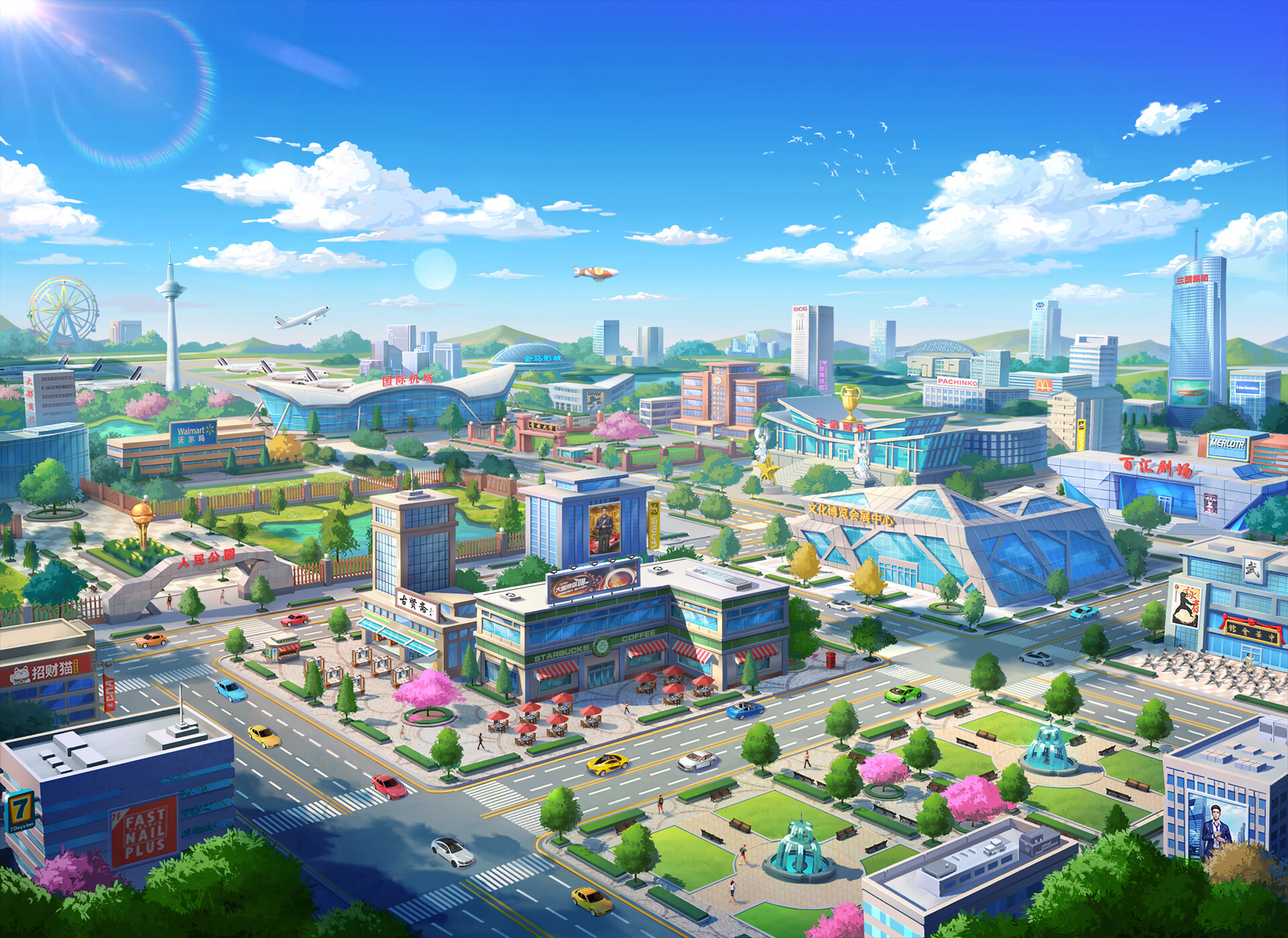 ArtStation - The city streets