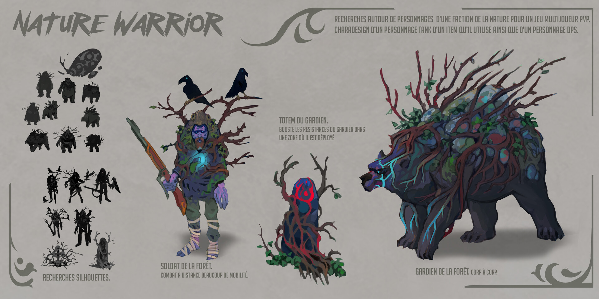 ArtStation - Nature warrior.