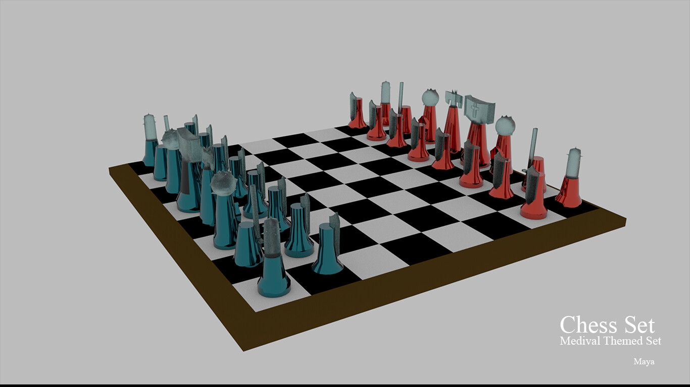 ArtStation - Chess Set