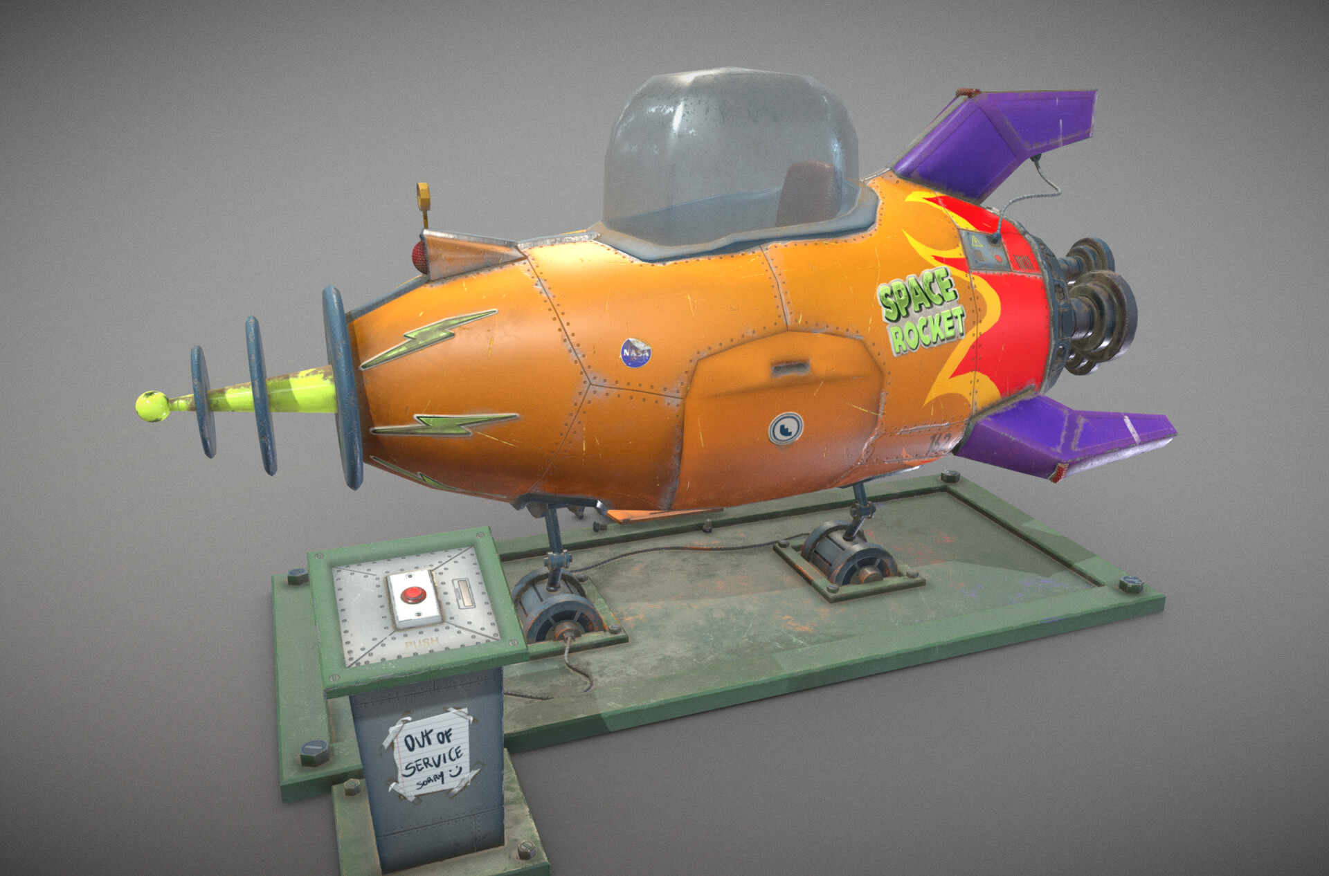 ArtStation - Rocket Toy